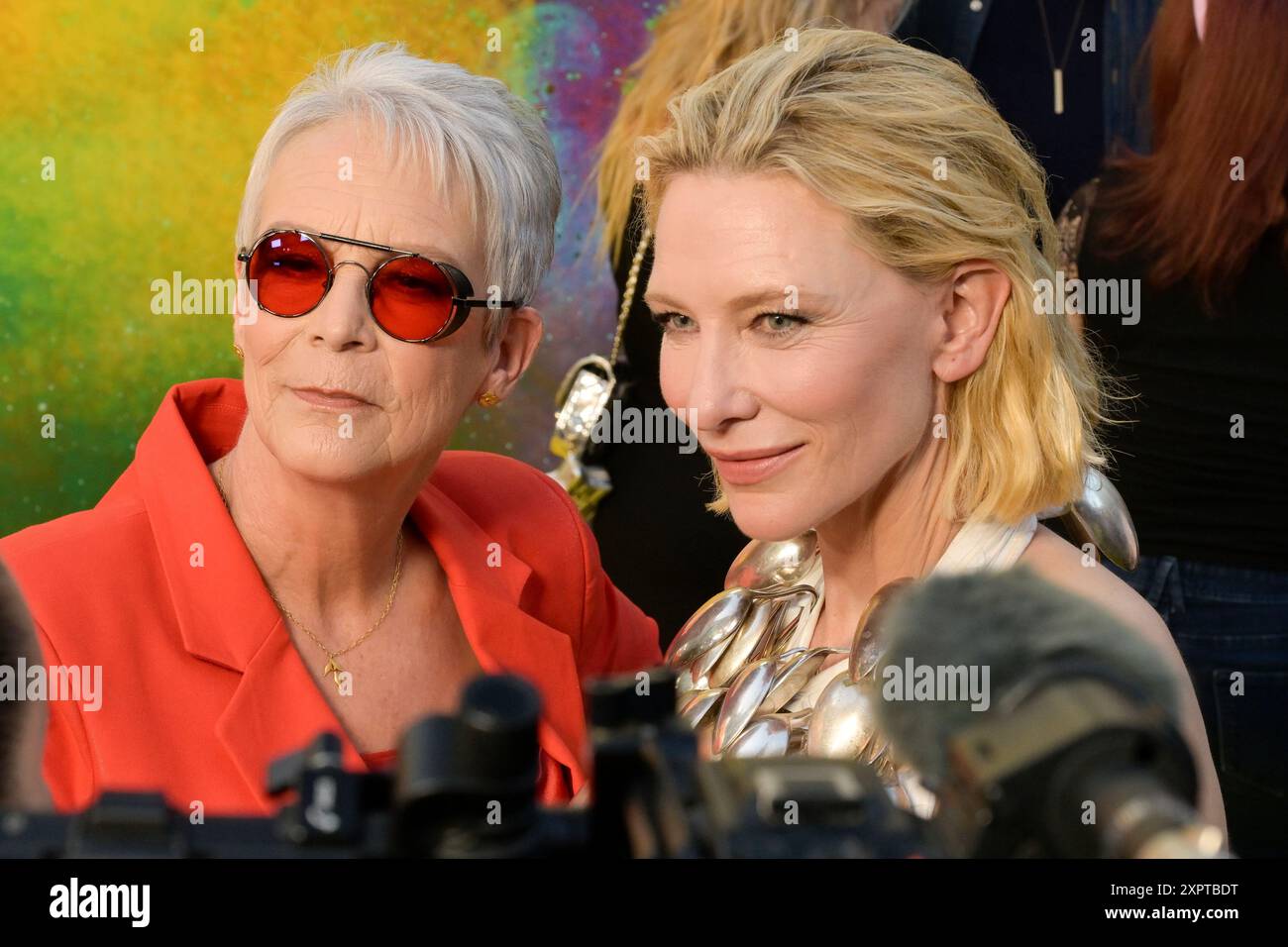 August 6, 2024, Hollywood, California, USA: Jamie Lee Curtis and Cate ...