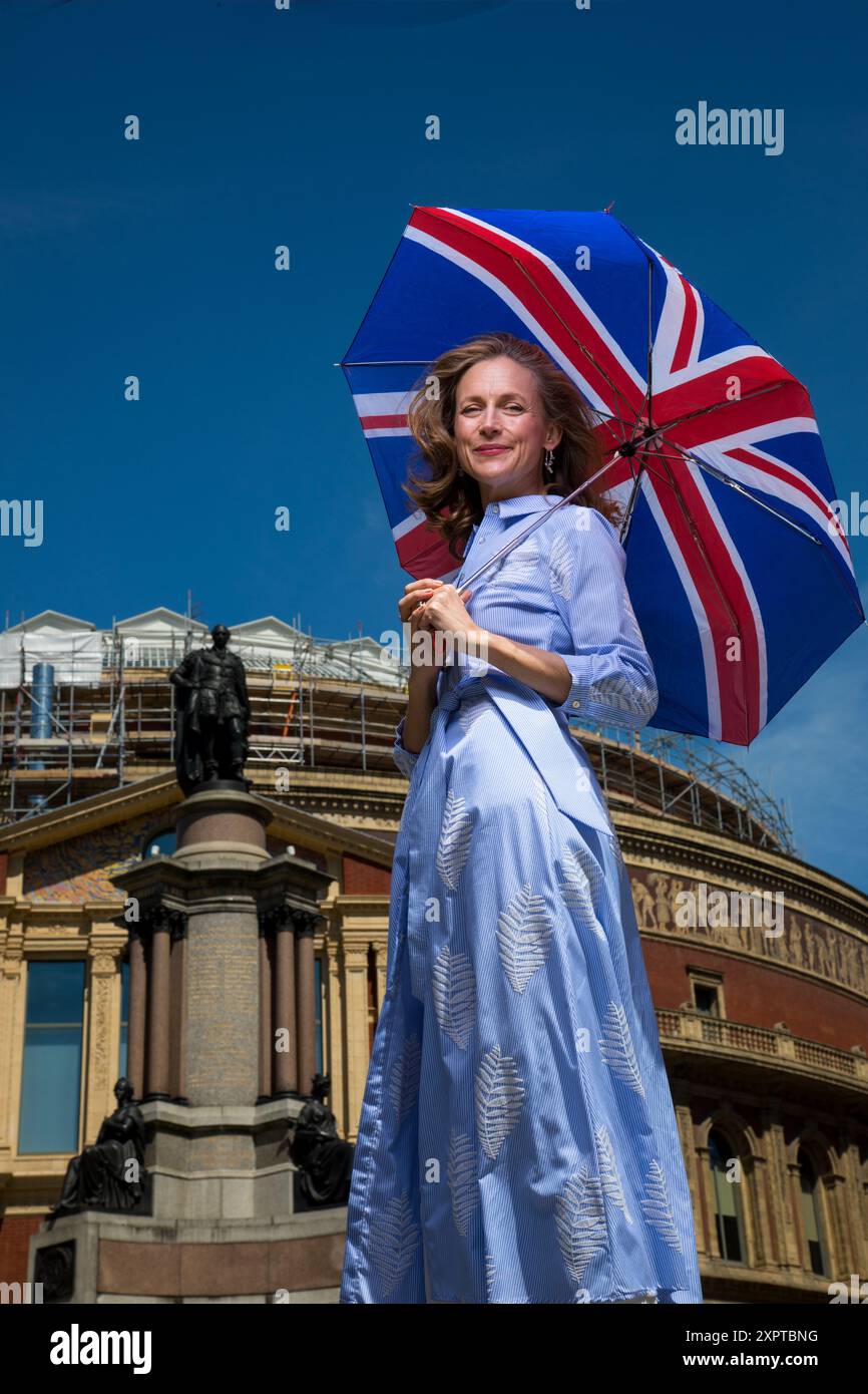 Katie Derham, photographed outside the Royal Albert Hall Stock Photo ...