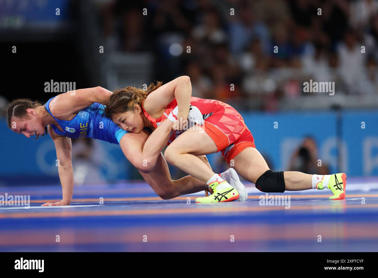 Paris, France. 7th Aug, 2024. Yui Susaki (JPN), LIVACH Oksana (UKR ...