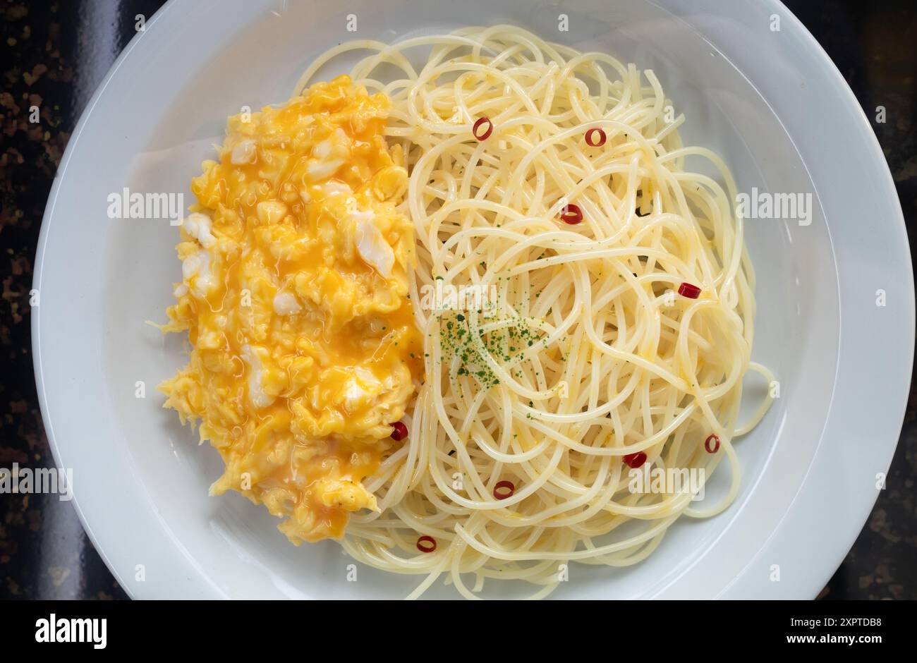Plastic Food Spaghetti Display in Restaurant Window in Tokyo Japan ...