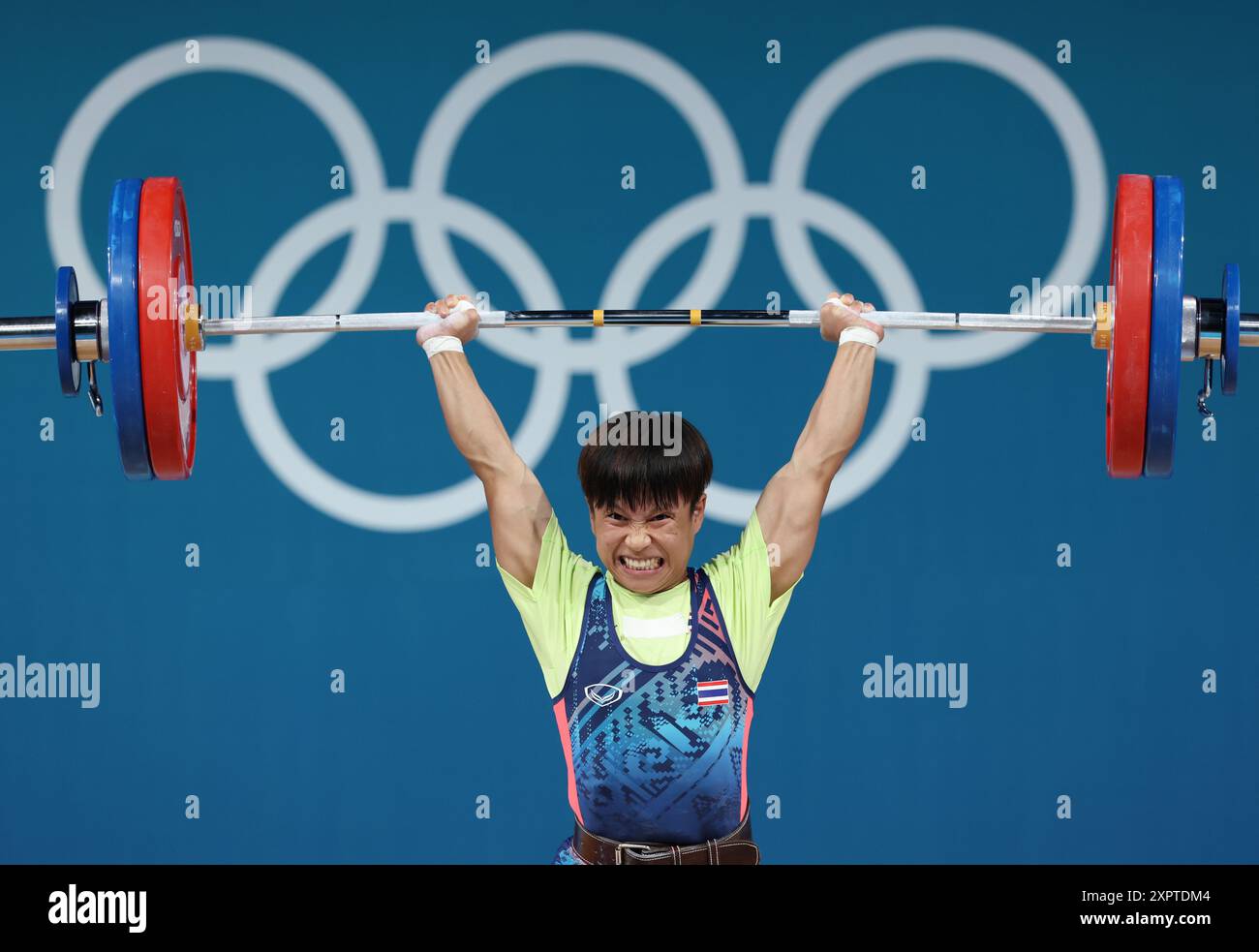 Paris, France. 7th Aug, 2024. Surodchana Khambao of Thailand competes ...