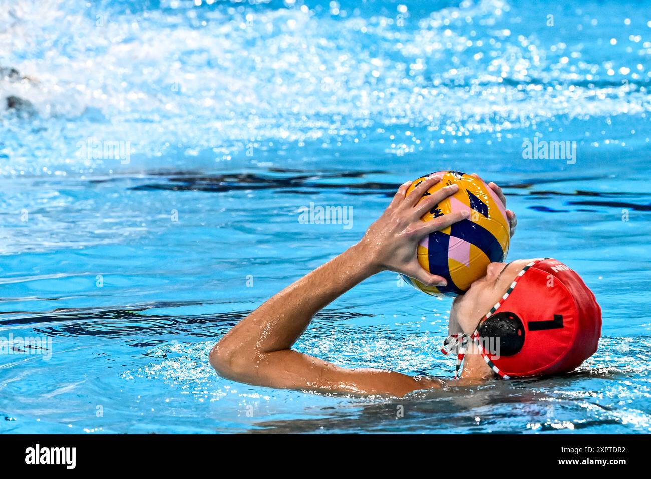Paris, France. 07th Aug, 2024. Soma Vogel of Hungary celebrates the ...