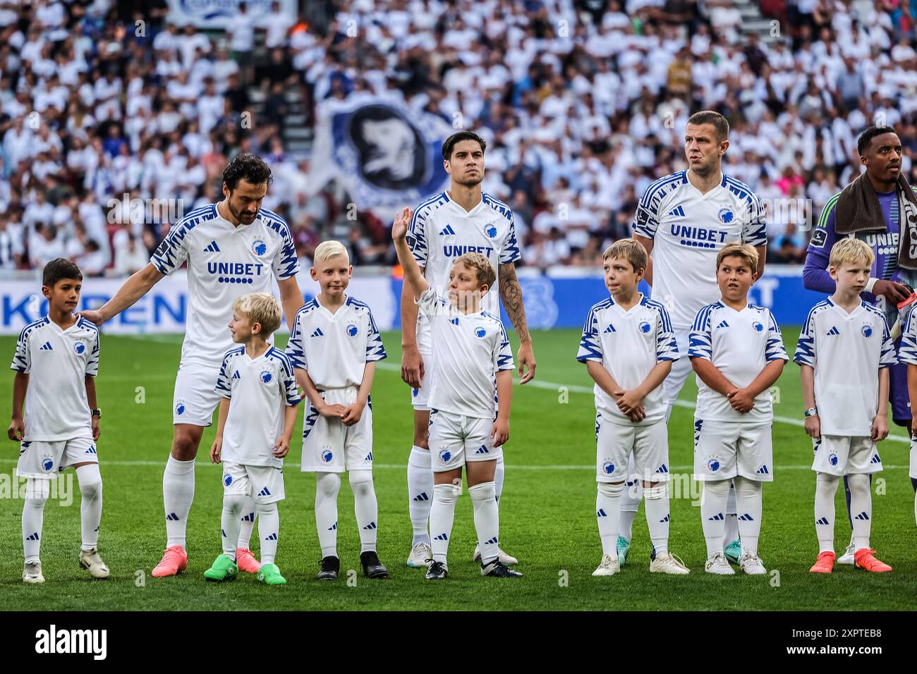 Copenhagen, Denmark. 07th, August 2024.The players of FC Copenhagen ...