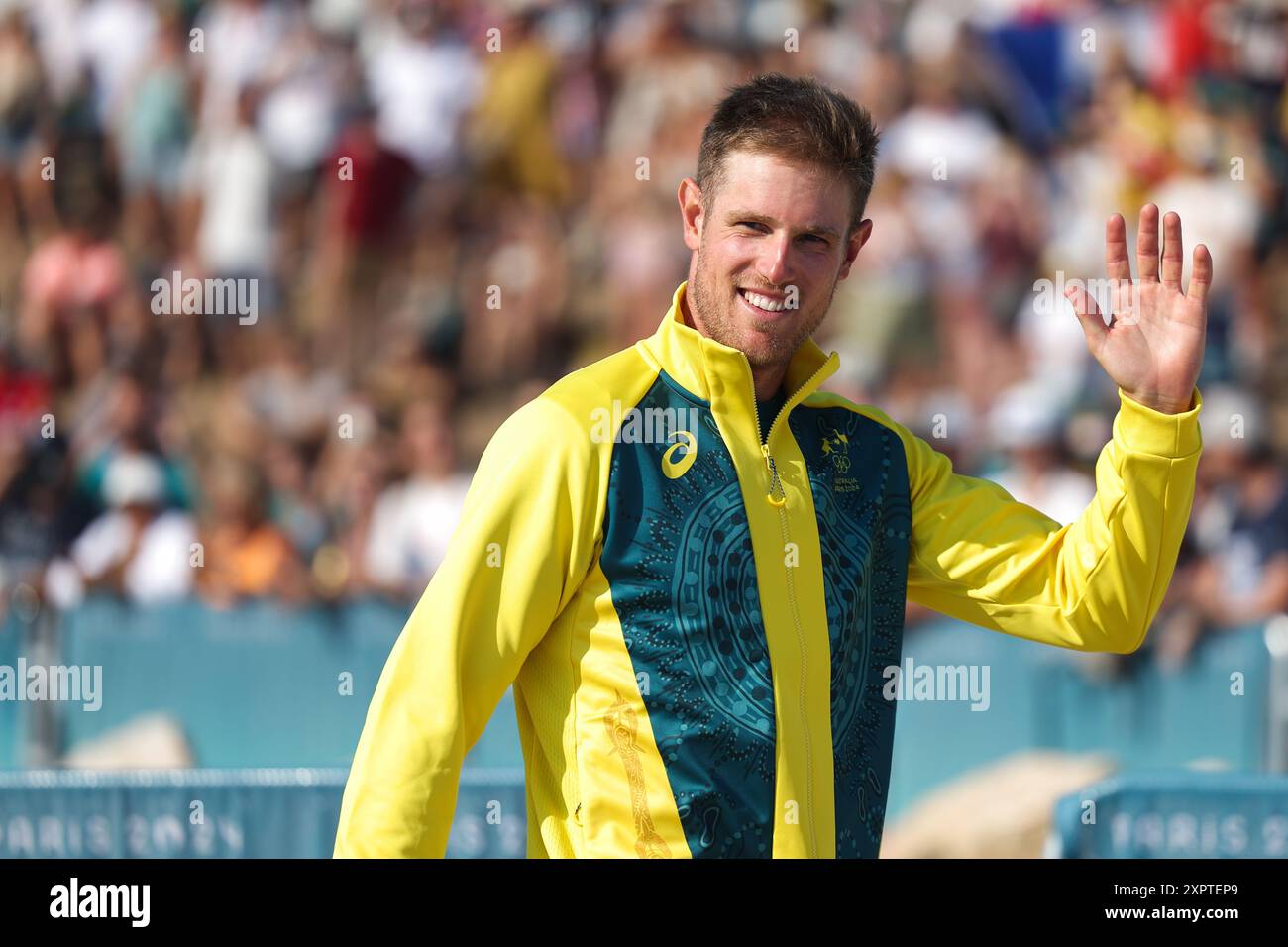Marseille, France. 7th Aug, 2024. Gold medalist Matt Wearn of Australia ...