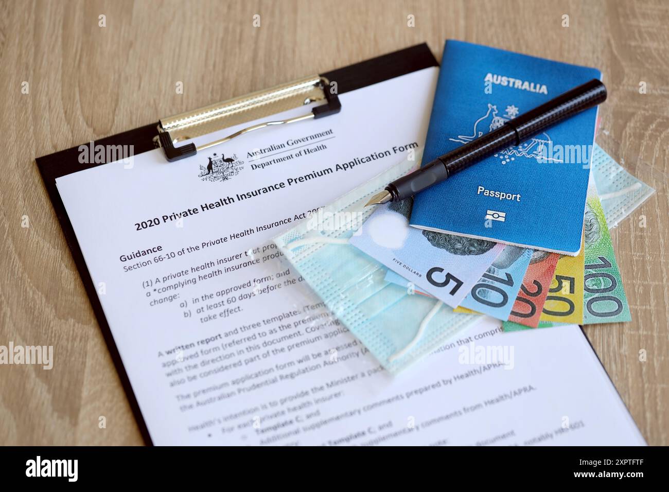 KYIV, UKRAINE - JULY 10, 2024 Private Health Insurance Premium ...