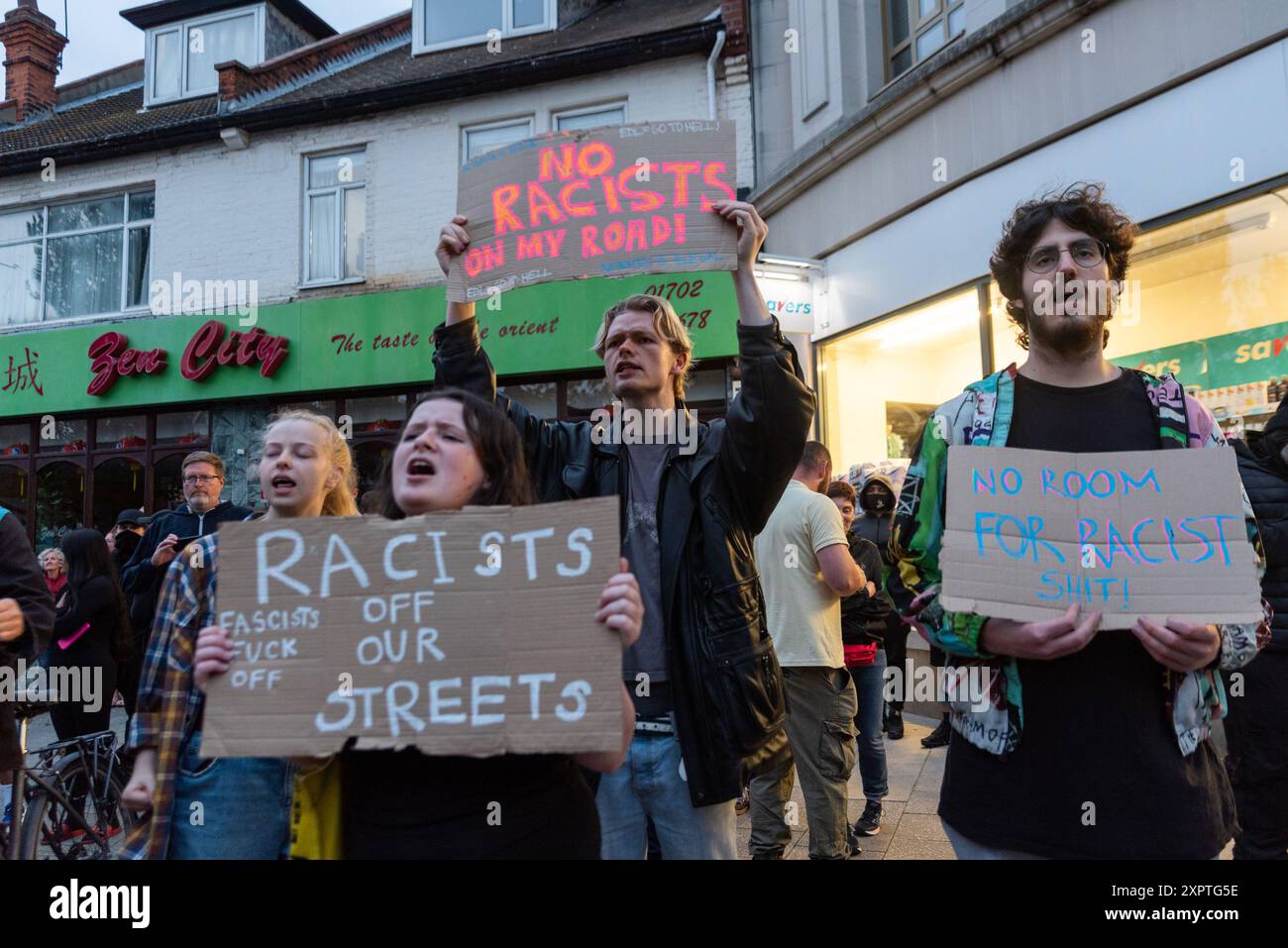 Hamlet Court Road, Westcliff on Sea, Essex, UK. 7th Aug, 2024. A local ...