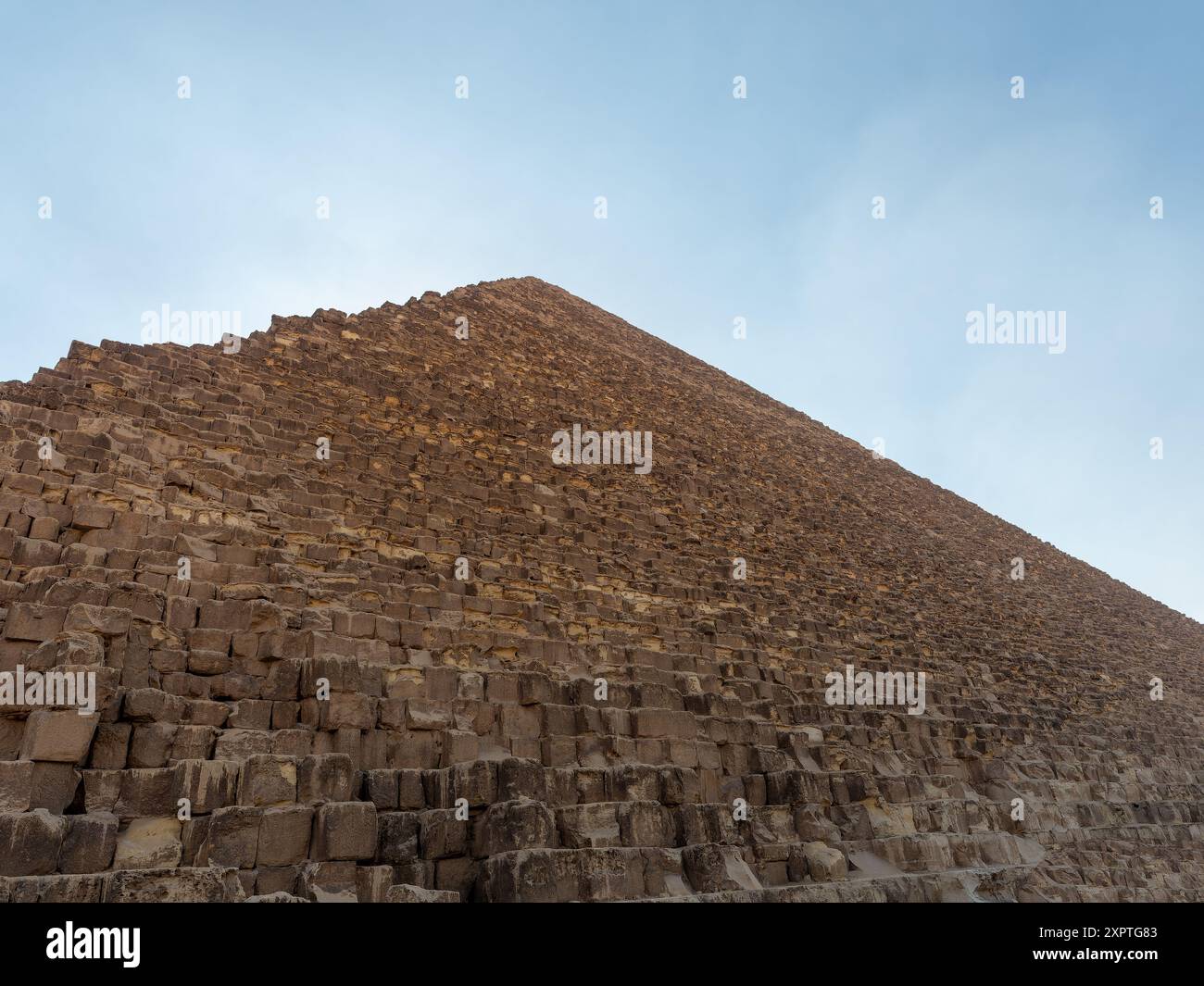 Panoramic view Pyramid of Giza , Keops in El Cairo Egypt Stock Photo ...