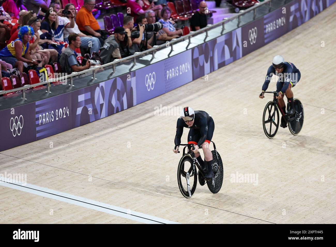 PARIS, FRANCE. 7th Aug, 2024. Jack Carlin of Great Britain competing in ...