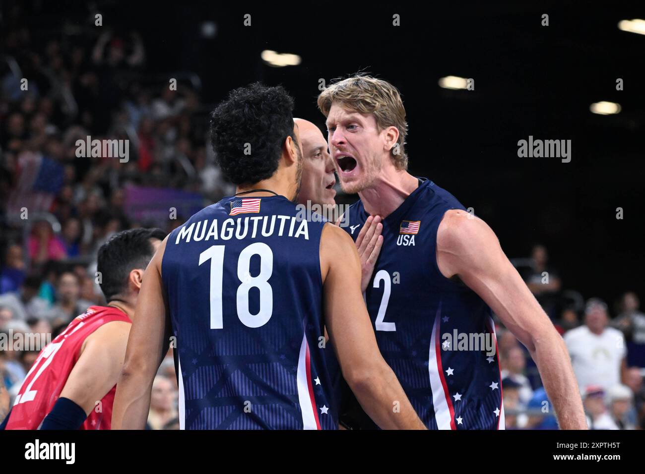 HOLT Maxwell ( 12 - USA ), Volleyball, Men's Semifinals between Poland ...