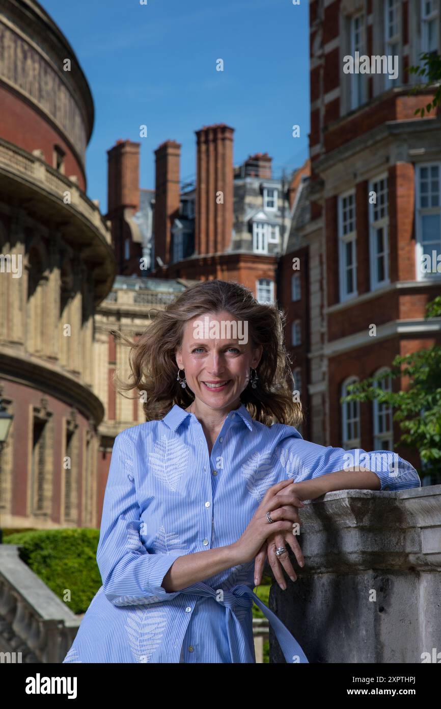 Katie Derham, photographed outside the Royal Albert Hall Stock Photo ...