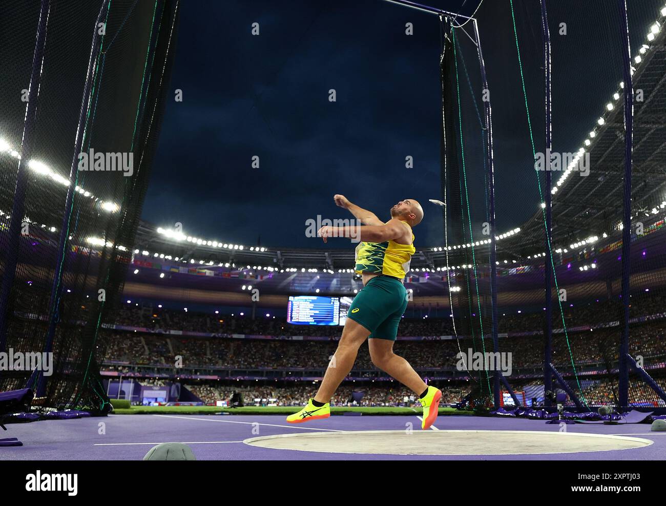 Paris, France. 7th Aug, 2024. Matthew Denny of Australia competes ...