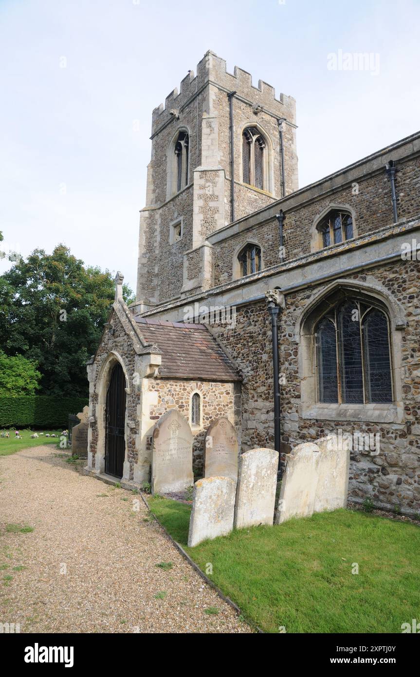 All Siants Church, Offord Cluny, Cambridgeshire Stock Photo - Alamy