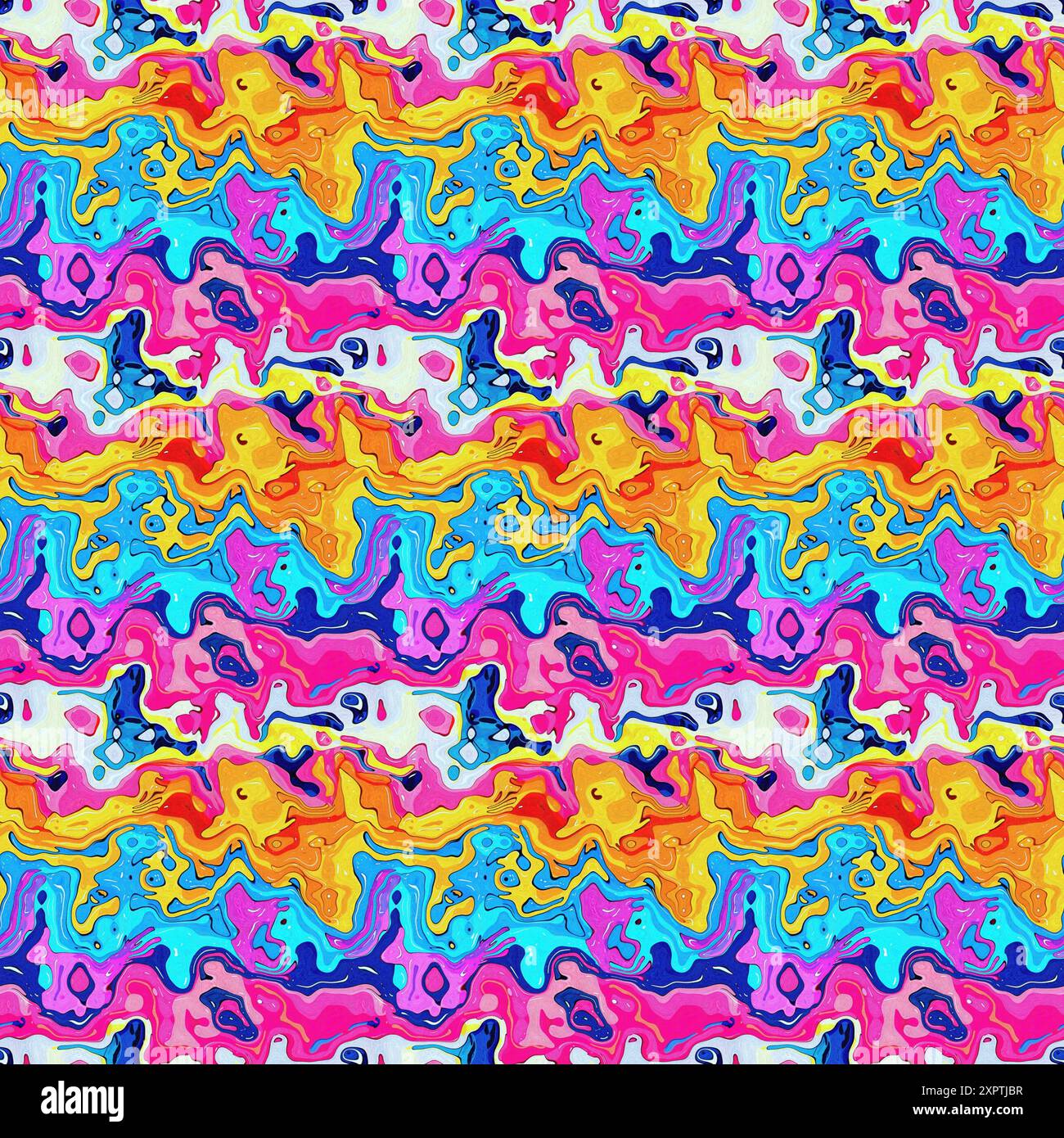 Whimsical ink splodge digital pattern with fun dripping paint effect ...