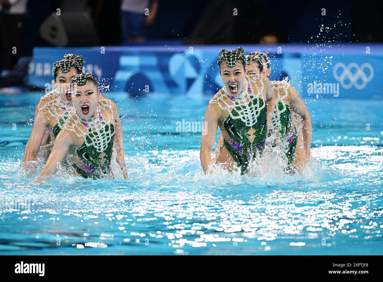 Saint-Denis, France. Credit: MATSUO. 7th Aug, 2024. Japan team group ...
