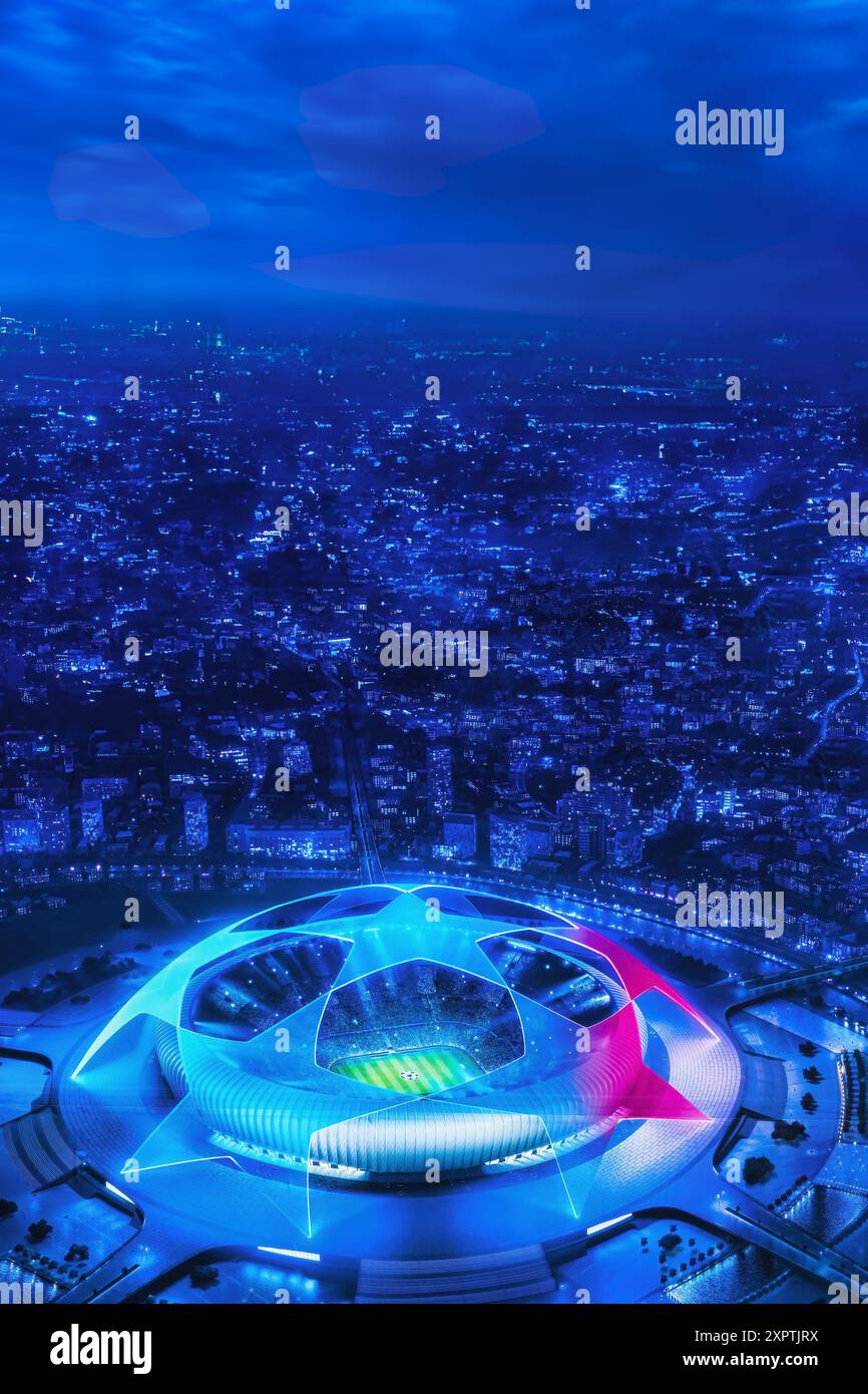 UEFA champions league vertical billboard - Sports backgrounds Stock ...