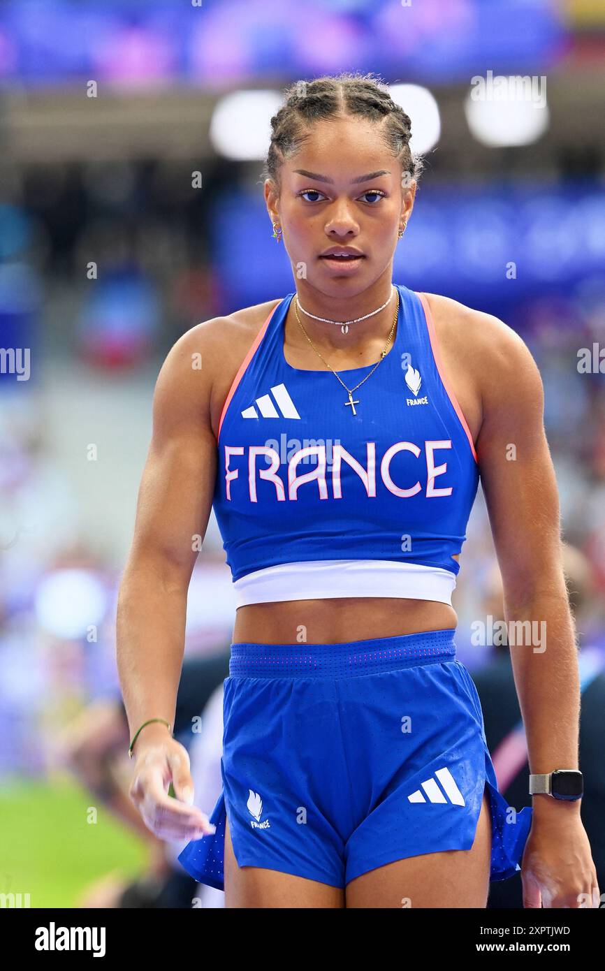 Marie-Julie Bonnin of Team France competes in the Women's Pole Vault ...