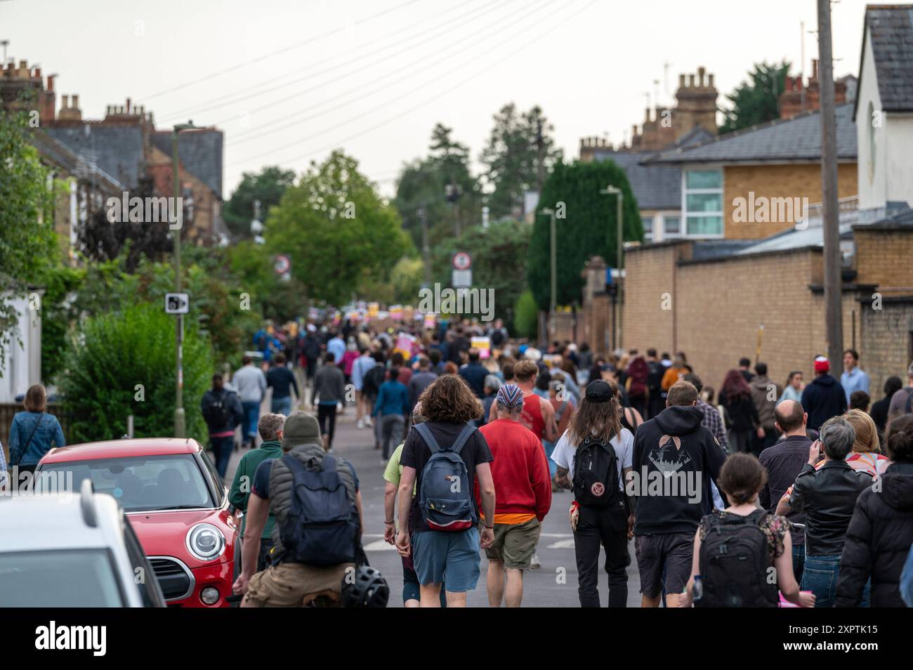 Hundreds of anti-racism protesters converge on Magdalen Road in east ...