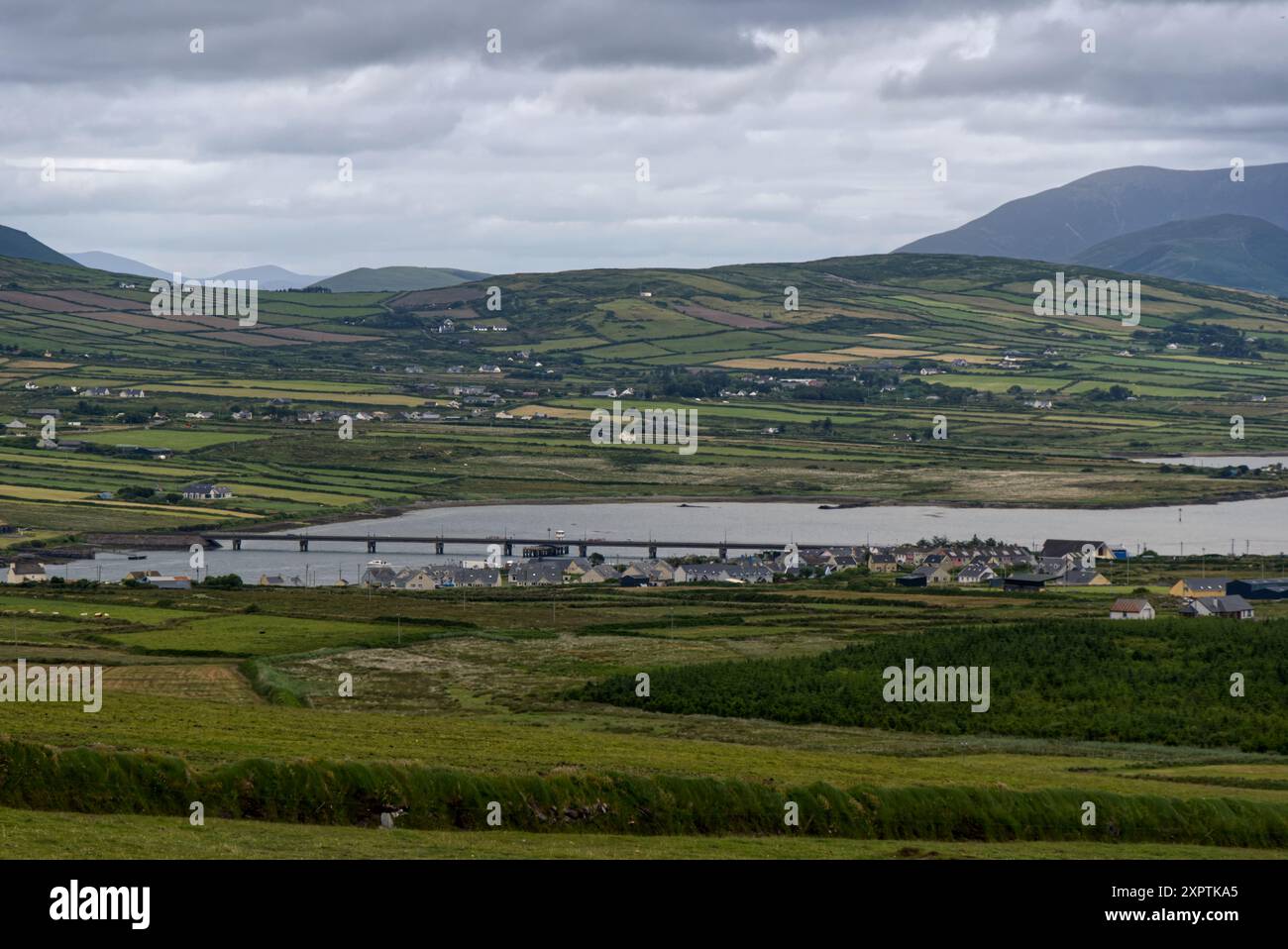 Ring of Kerry, Ireland - View of Portmagee Stock Photo - Alamy