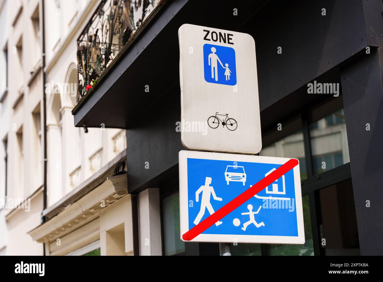 Pedestrian friendly zone hi-res stock photography and images - Alamy