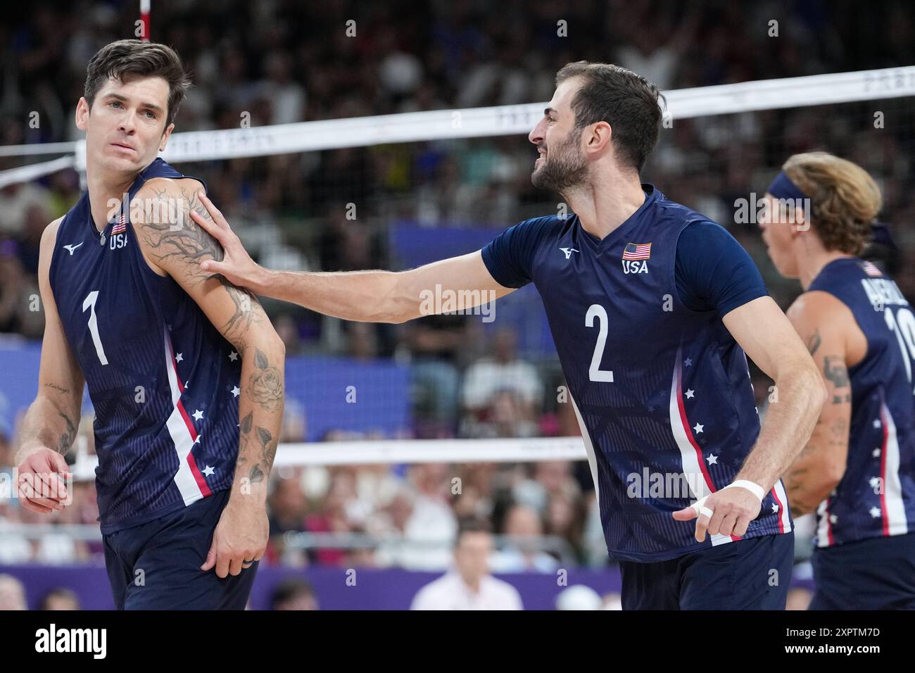 Paris, France. 7th Aug, 2024. Matthew Anderson (L) and Aaron Russell of ...