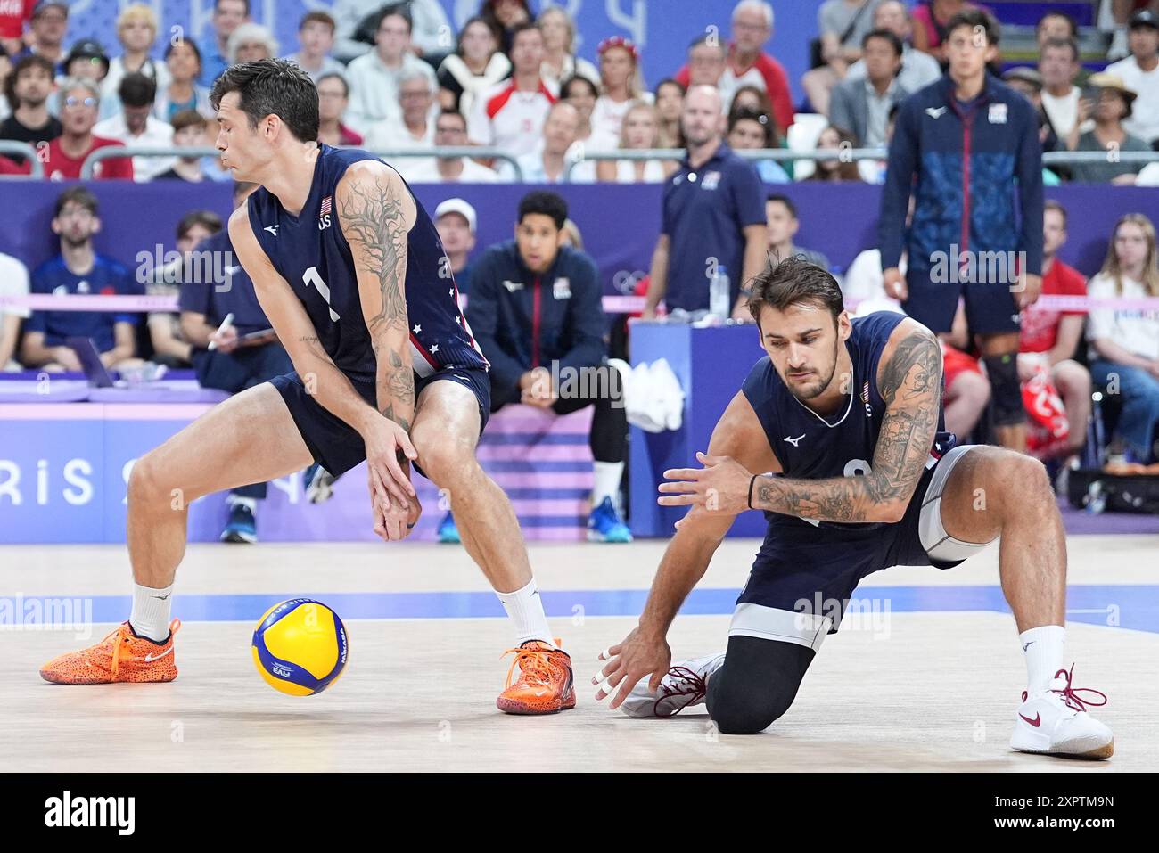 Paris, France. 7th Aug, 2024. Matthew Anderson (L) and Torey Defalco of ...