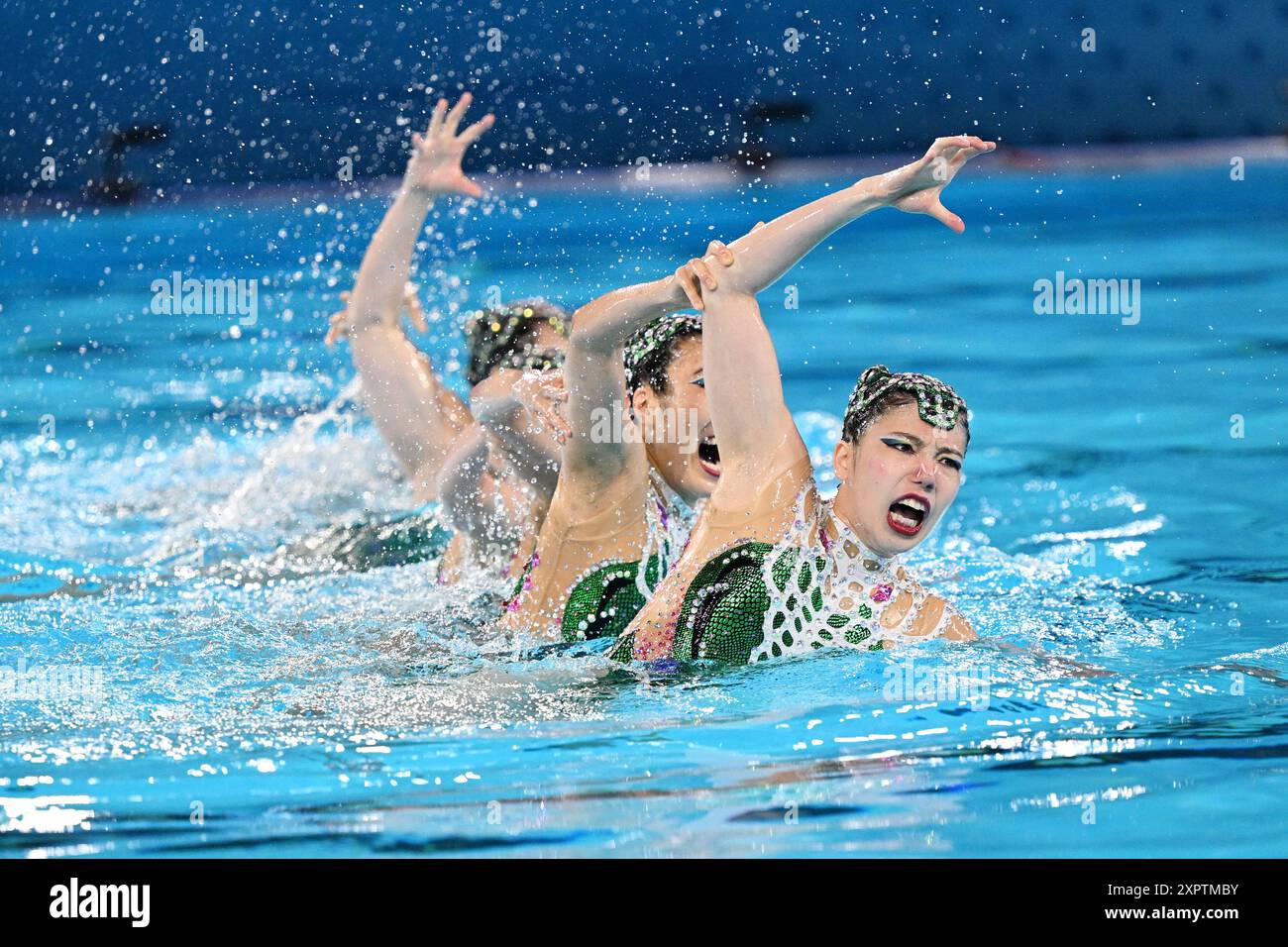 Saint-Denis, France. Credit: MATSUO. 7th Aug, 2024. Japan team group ...