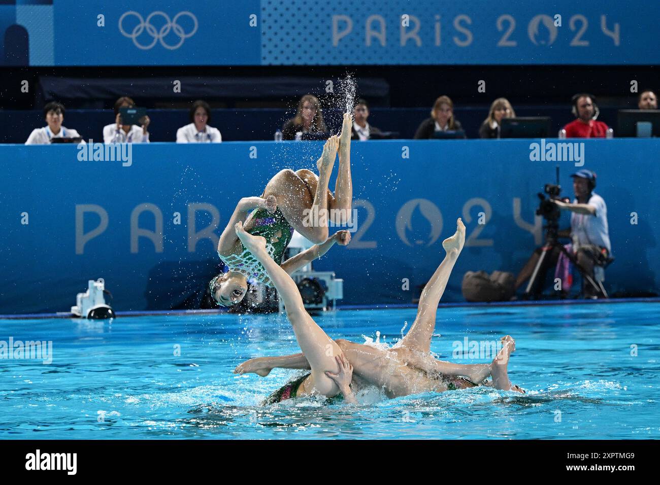 Saint-Denis, France. Credit: MATSUO. 7th Aug, 2024. Japan team group ...