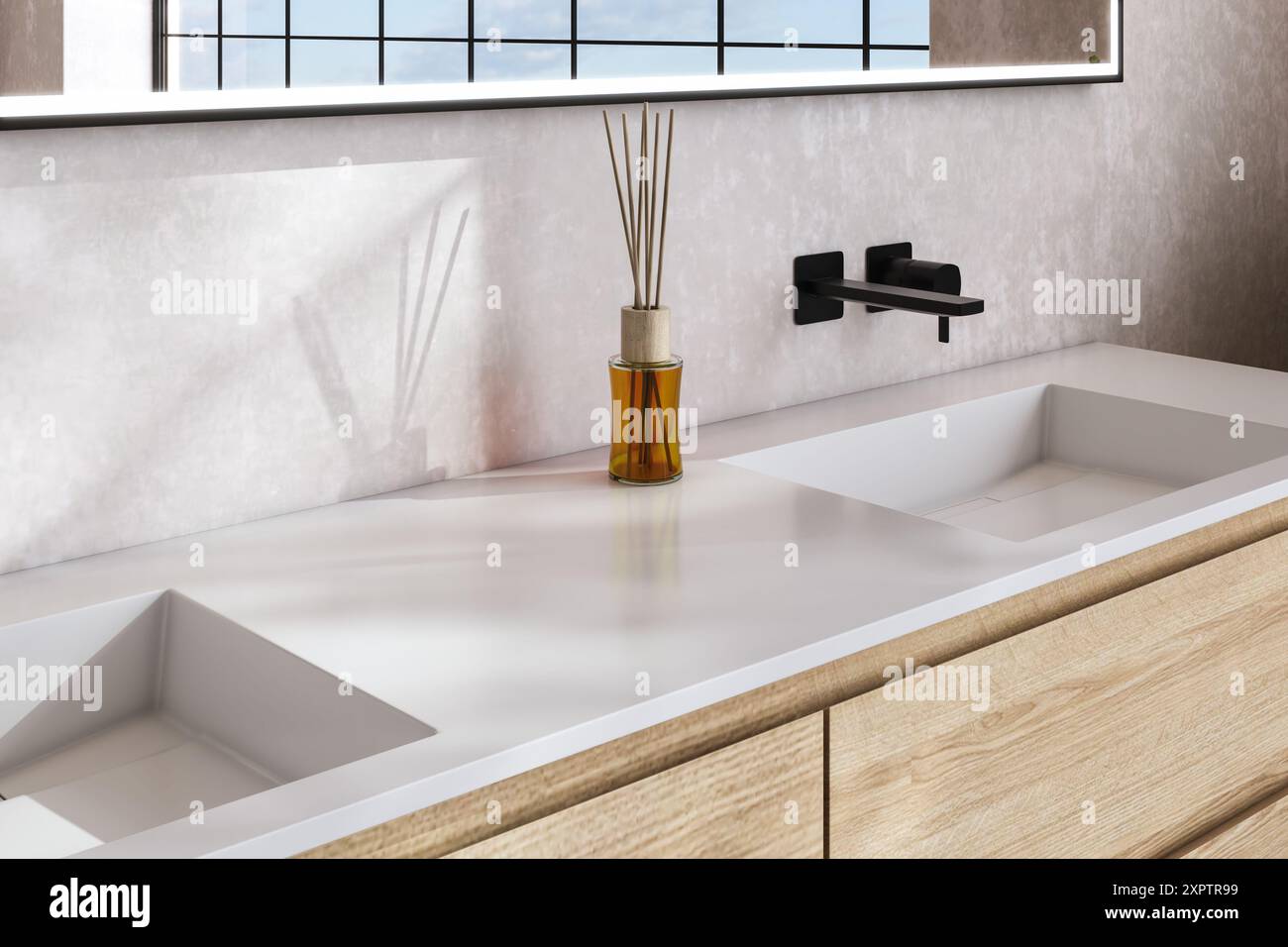 White sink vase flowers hi-res stock photography and images - Alamy