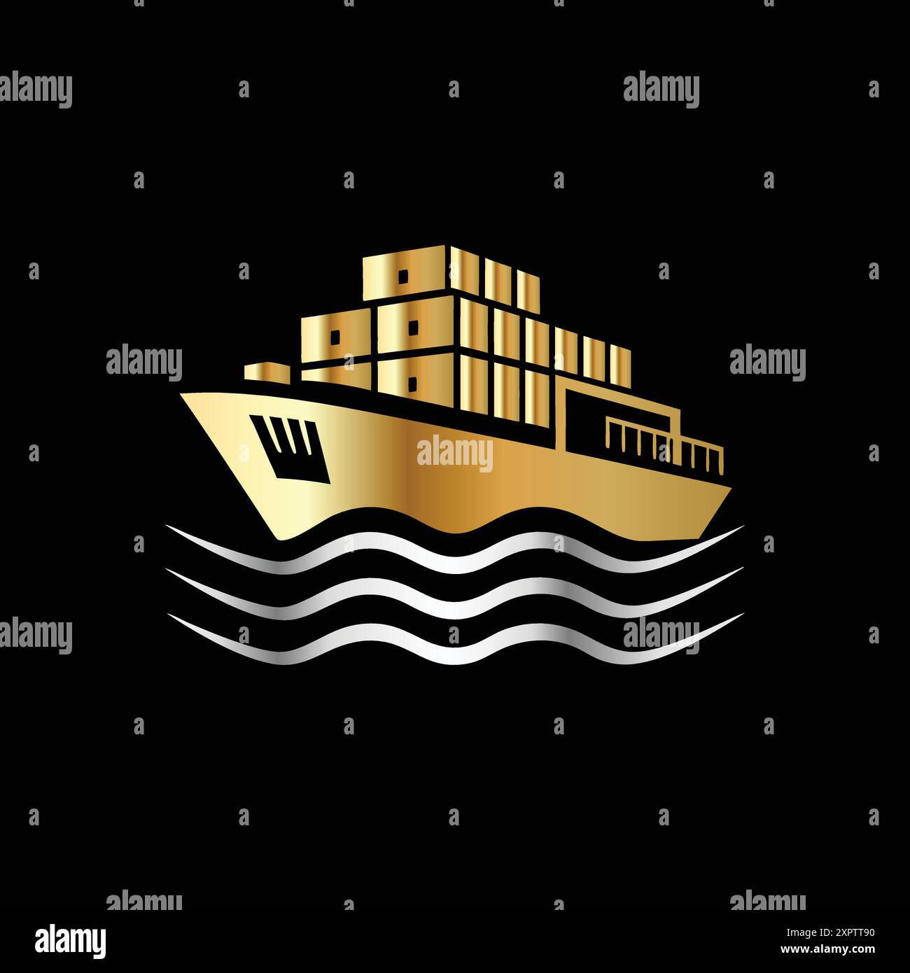 Cruise Ship Logo Icon Design Vector Template. Luxury Ship Logotype ...