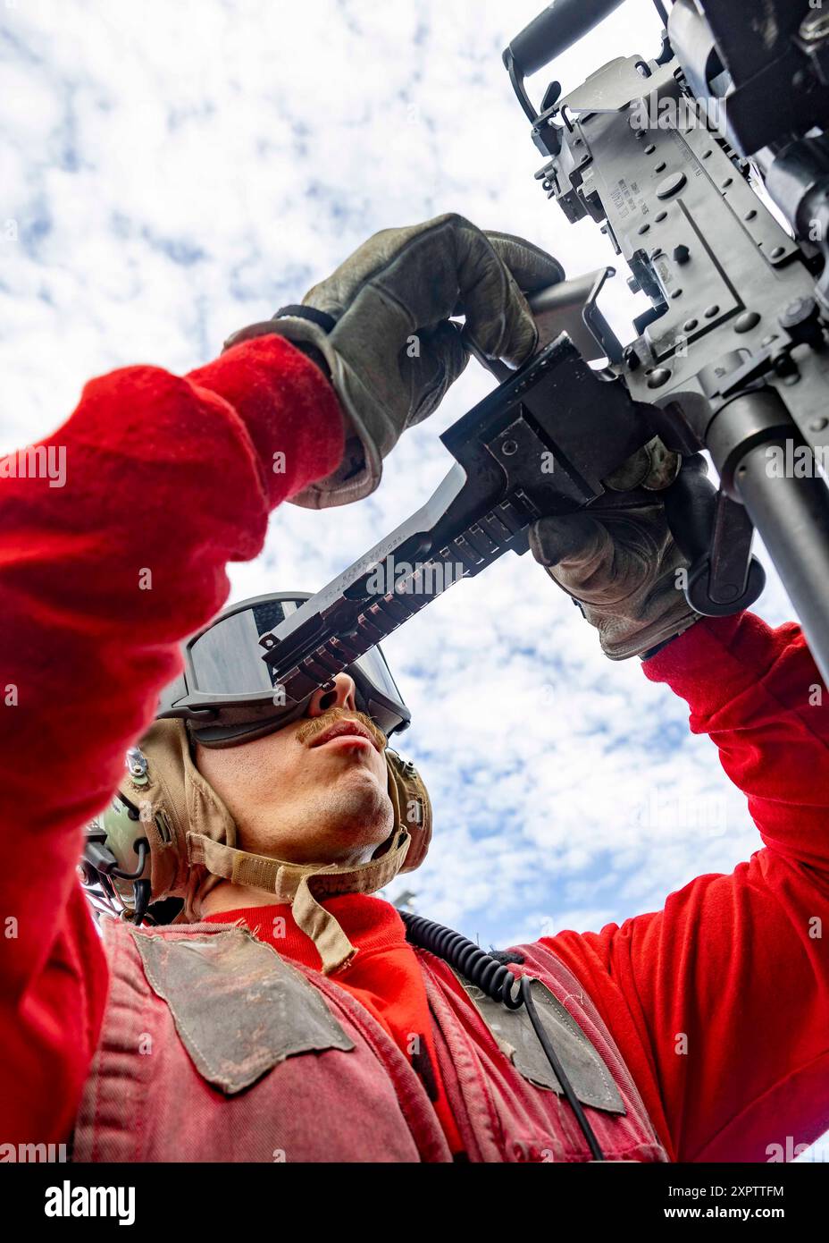 240804-N-JR318-1080 ATLANTIC OCEAN (Aug. 4, 2024) Aviation Ordnanceman ...