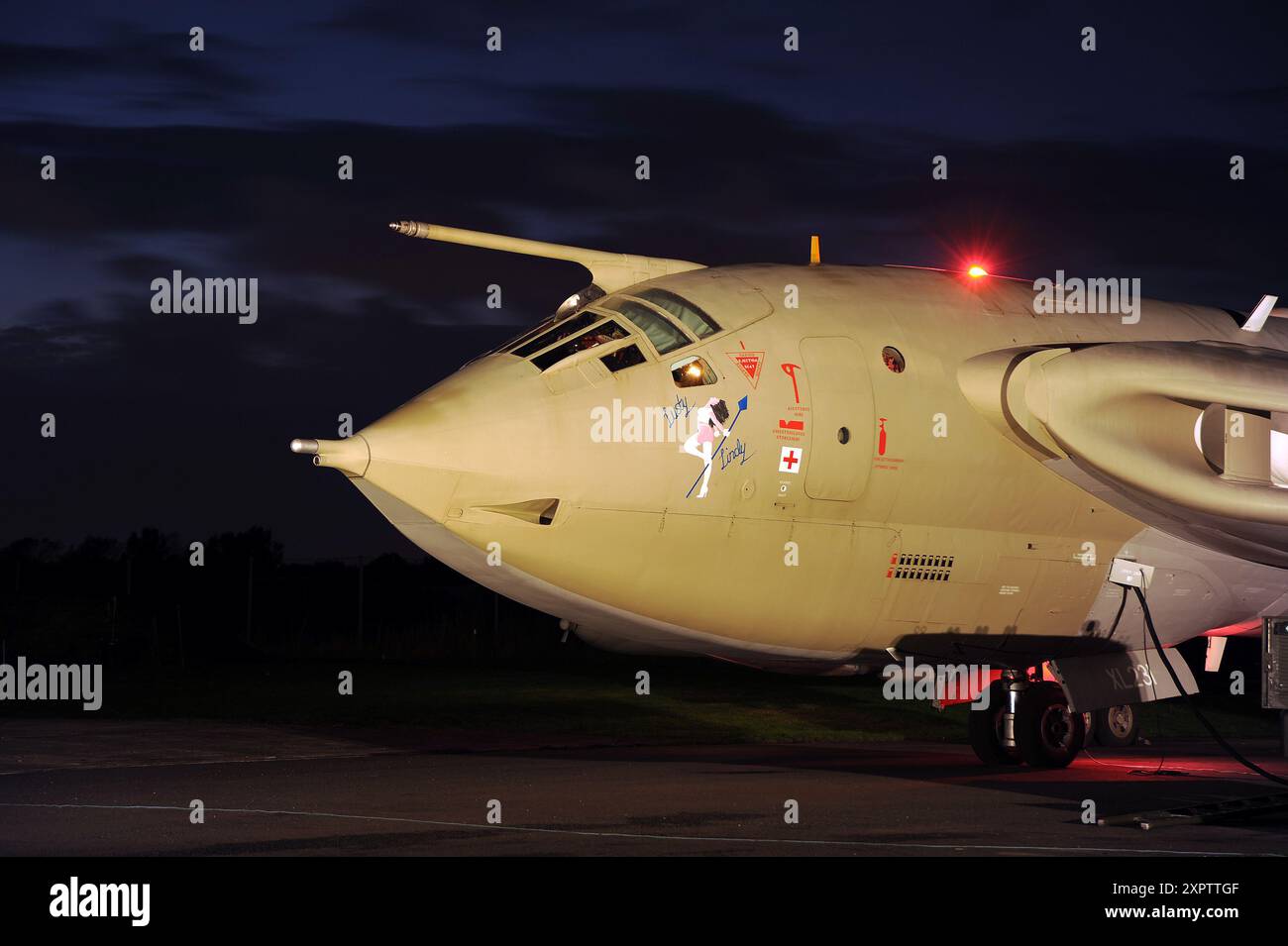 Victor XL231 at the Yorkshire Air Museum Stock Photo - Alamy