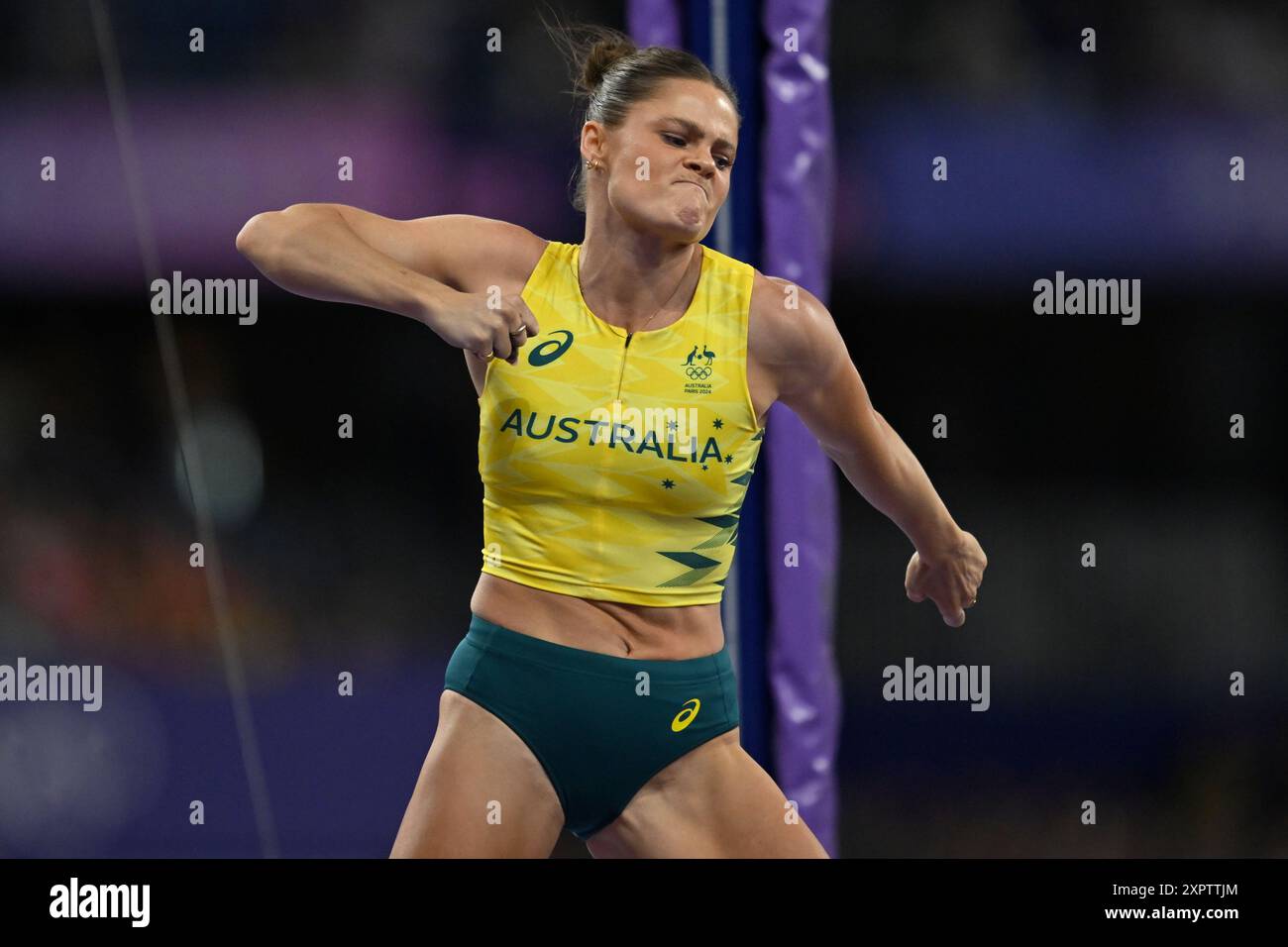 Saint Denis, France. 07th Aug, 2024. Australian pole vaulter Nina ...