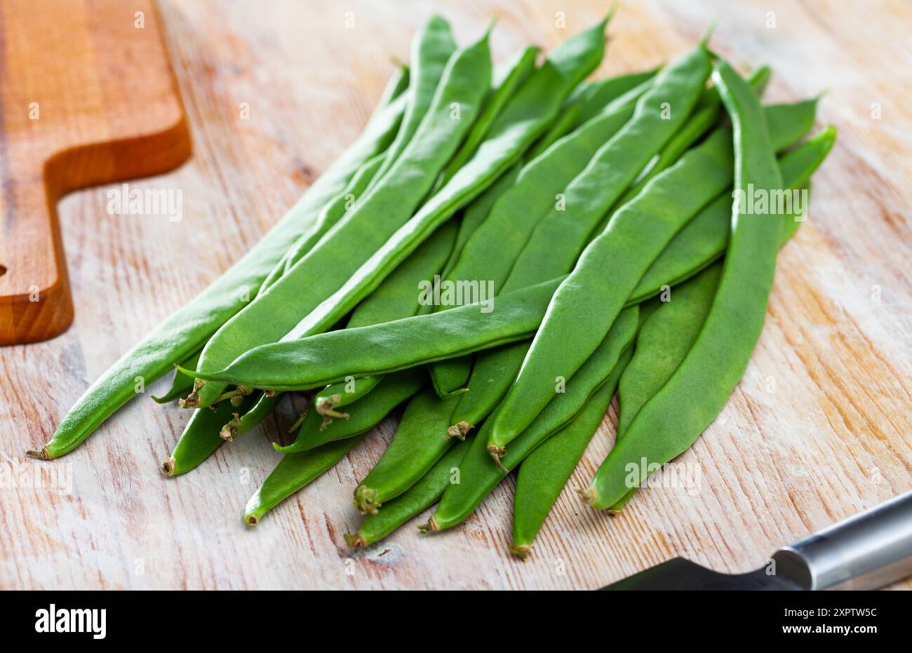 Pods of raw helda beans Stock Photo - Alamy