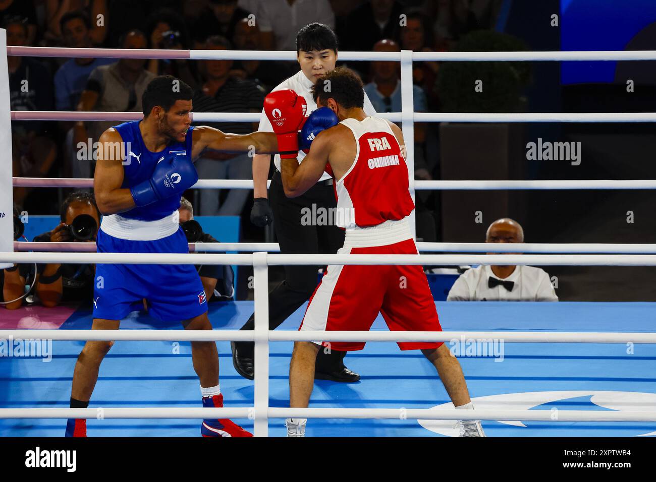 OUMIHA Sofiane of France vs ALVAREZ BORGES Erislandy of Cuba Boxing ...