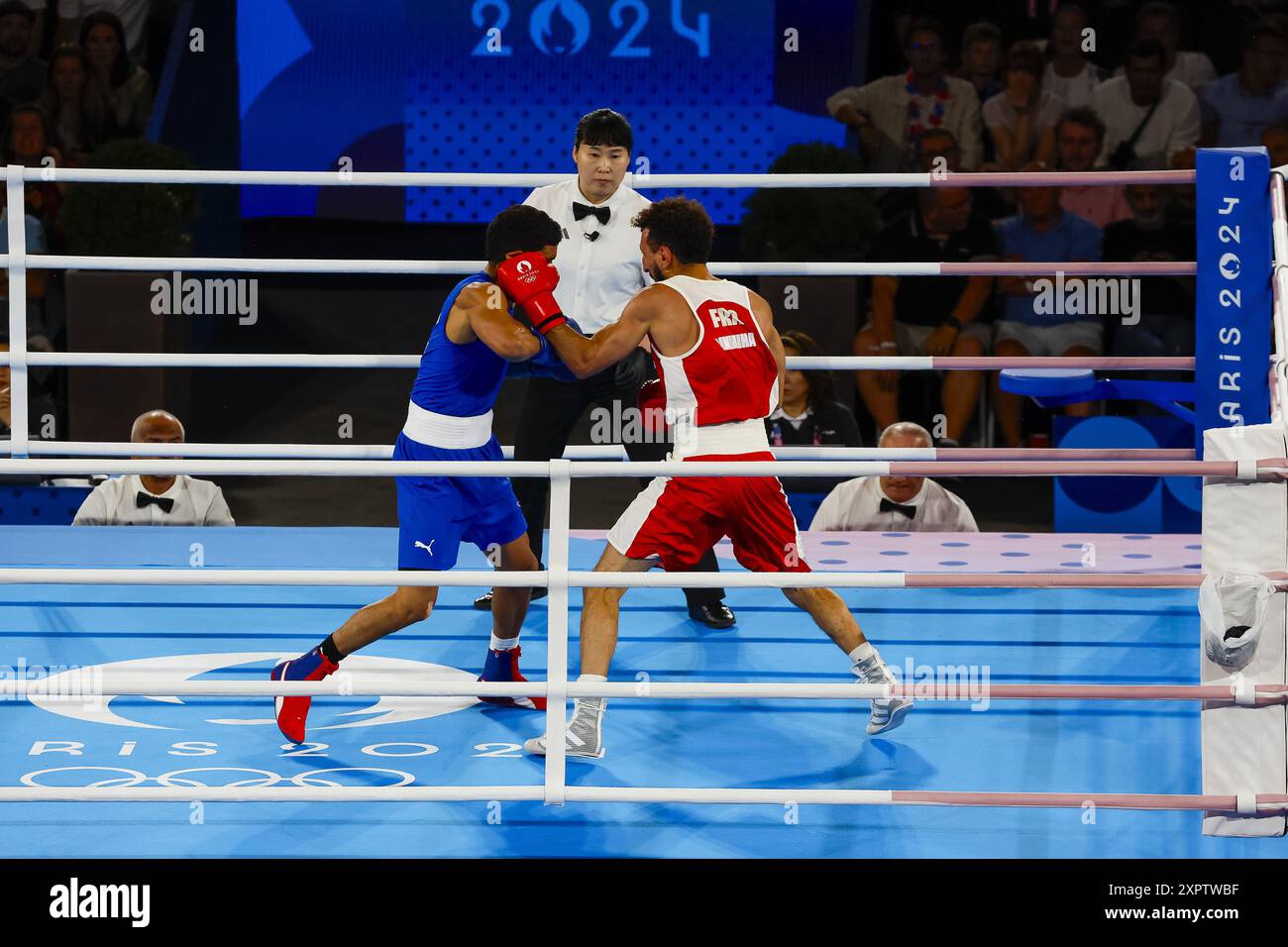 OUMIHA Sofiane of France vs ALVAREZ BORGES Erislandy of Cuba Boxing ...