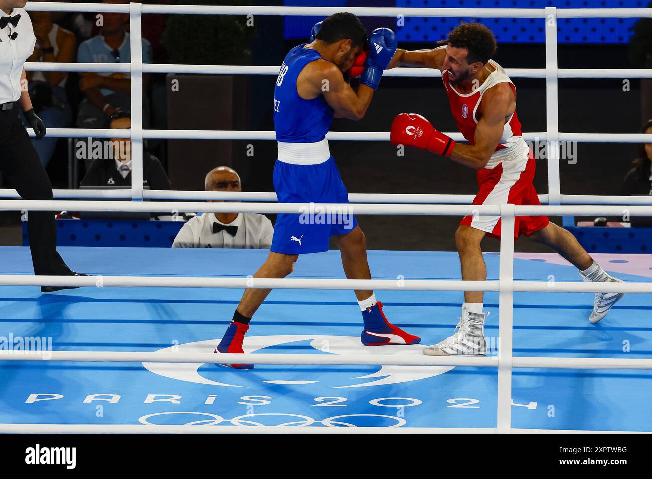 OUMIHA Sofiane of France vs ALVAREZ BORGES Erislandy of Cuba Boxing ...