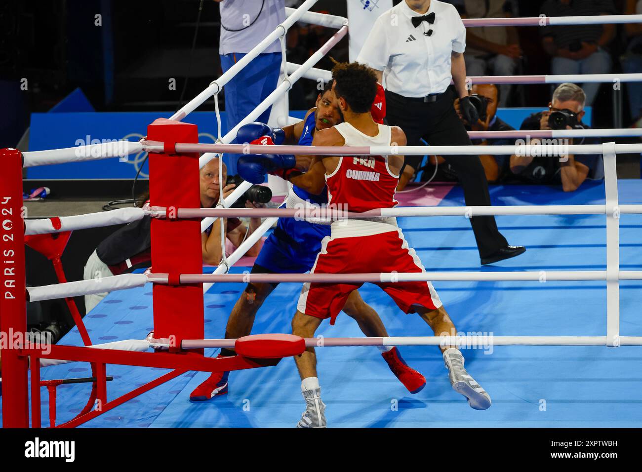 OUMIHA Sofiane of France vs ALVAREZ BORGES Erislandy of Cuba Boxing ...