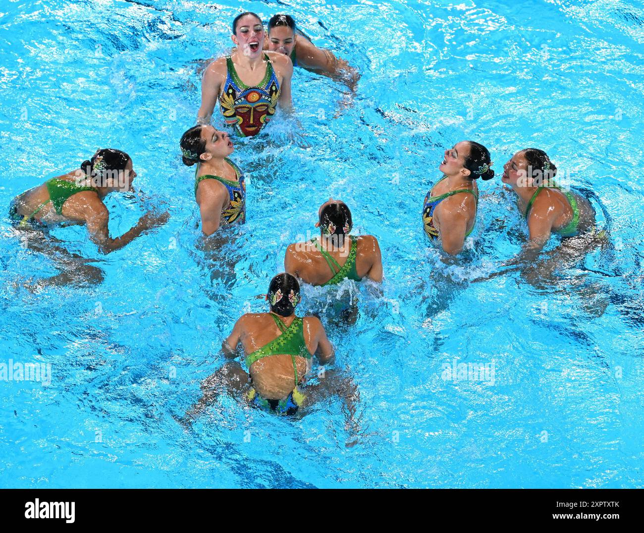 Artistic swimming team egypt hi-res stock photography and images - Alamy