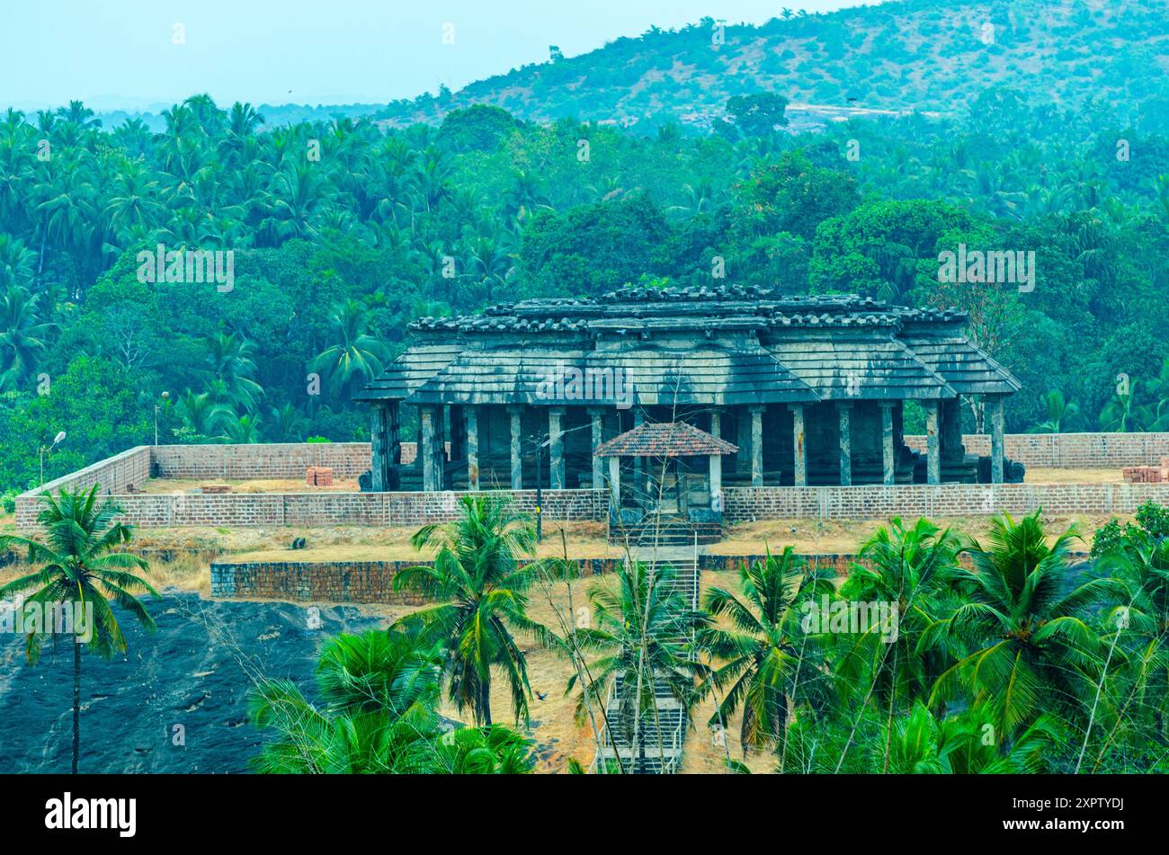 Chaturmukha Basadi Jain temple at Karkala, Mangalore, India Stock Photo ...