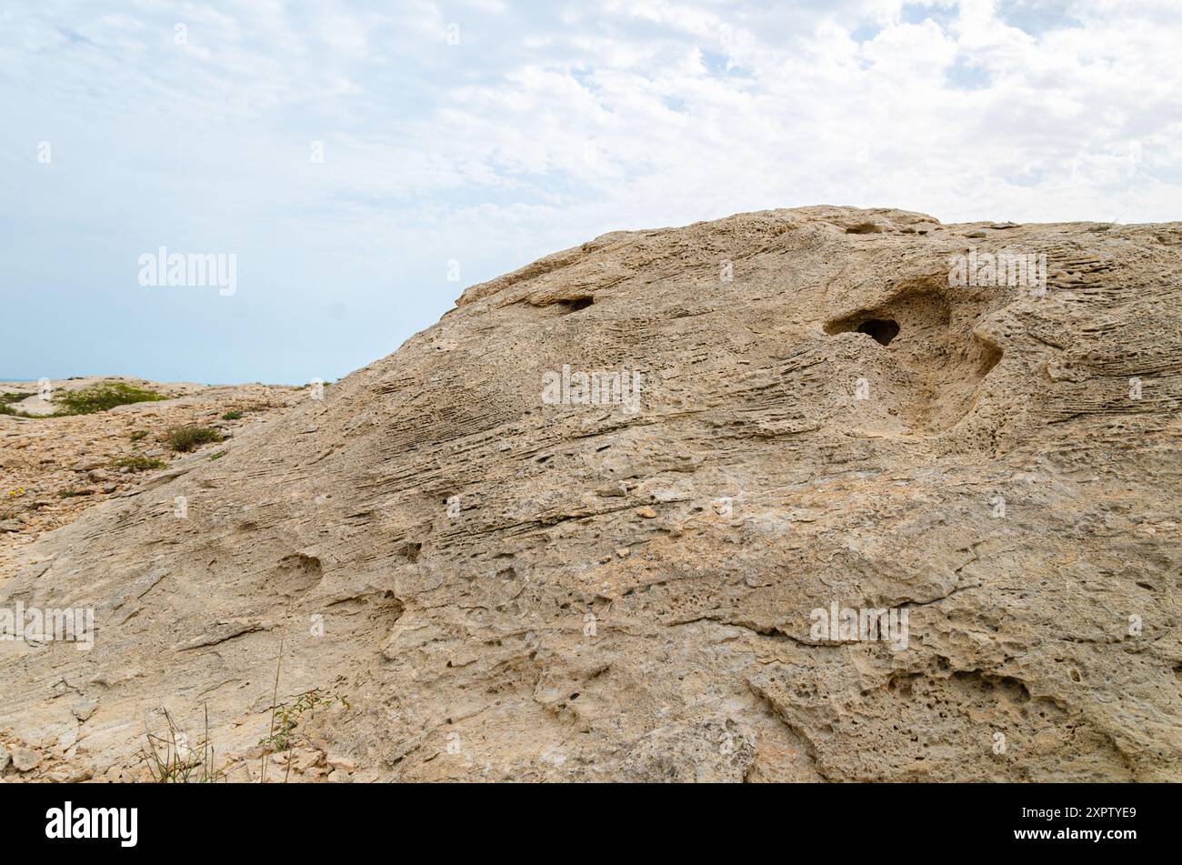 Volcanic rocks at Al Ghariya, Qatar Stock Photo - Alamy