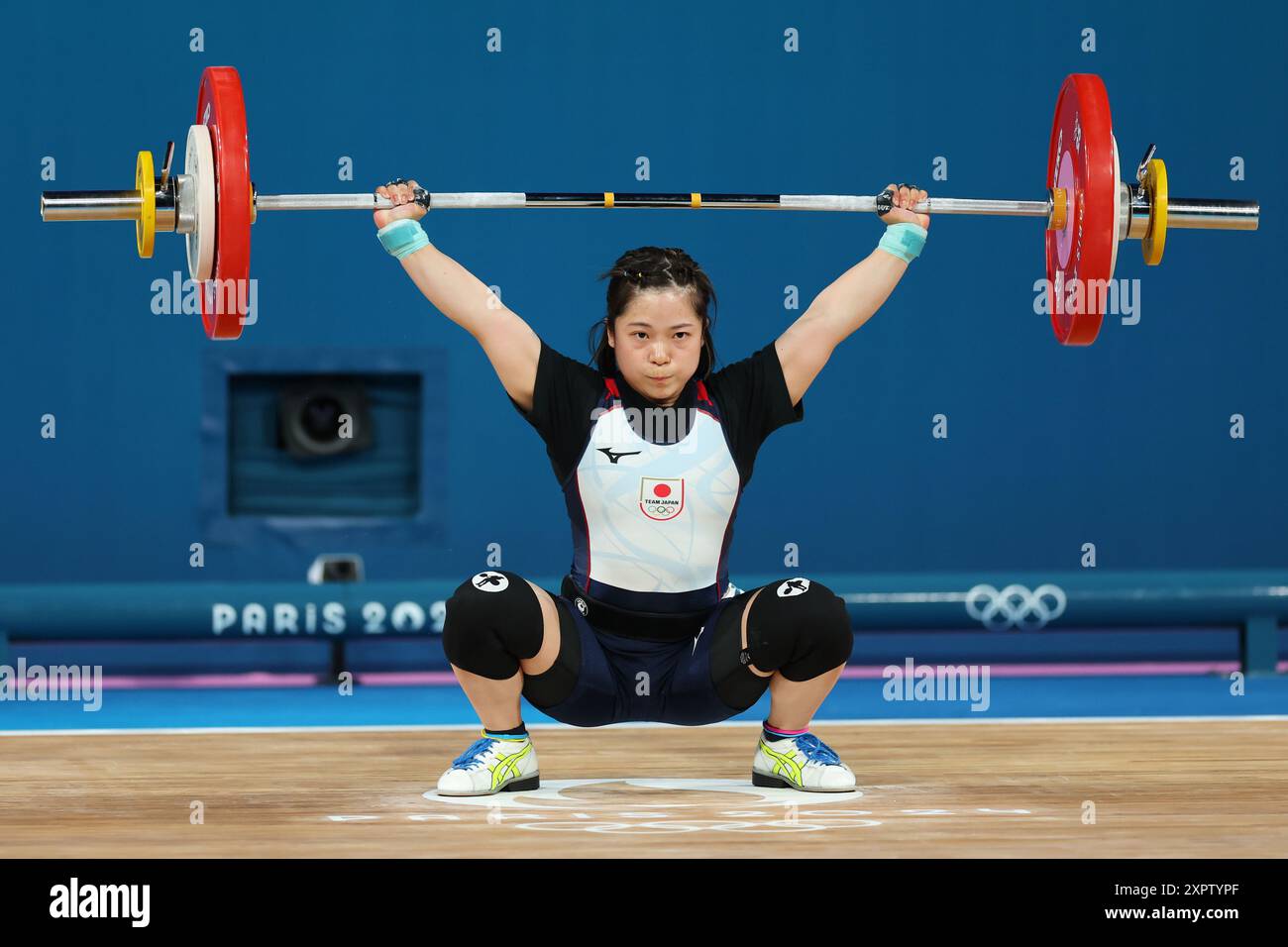 Paris, France. 7th Aug, 2024. Rira Suzuki (JPN) Weightlifting : Women's 49kg during the Paris ...