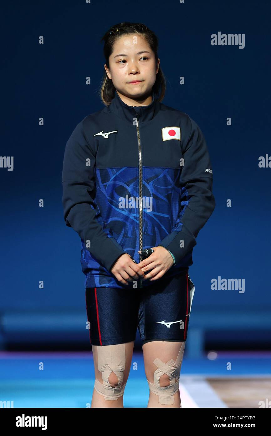 Paris, France. 7th Aug, 2024. Rira Suzuki (JPN) Weightlifting : Women's ...