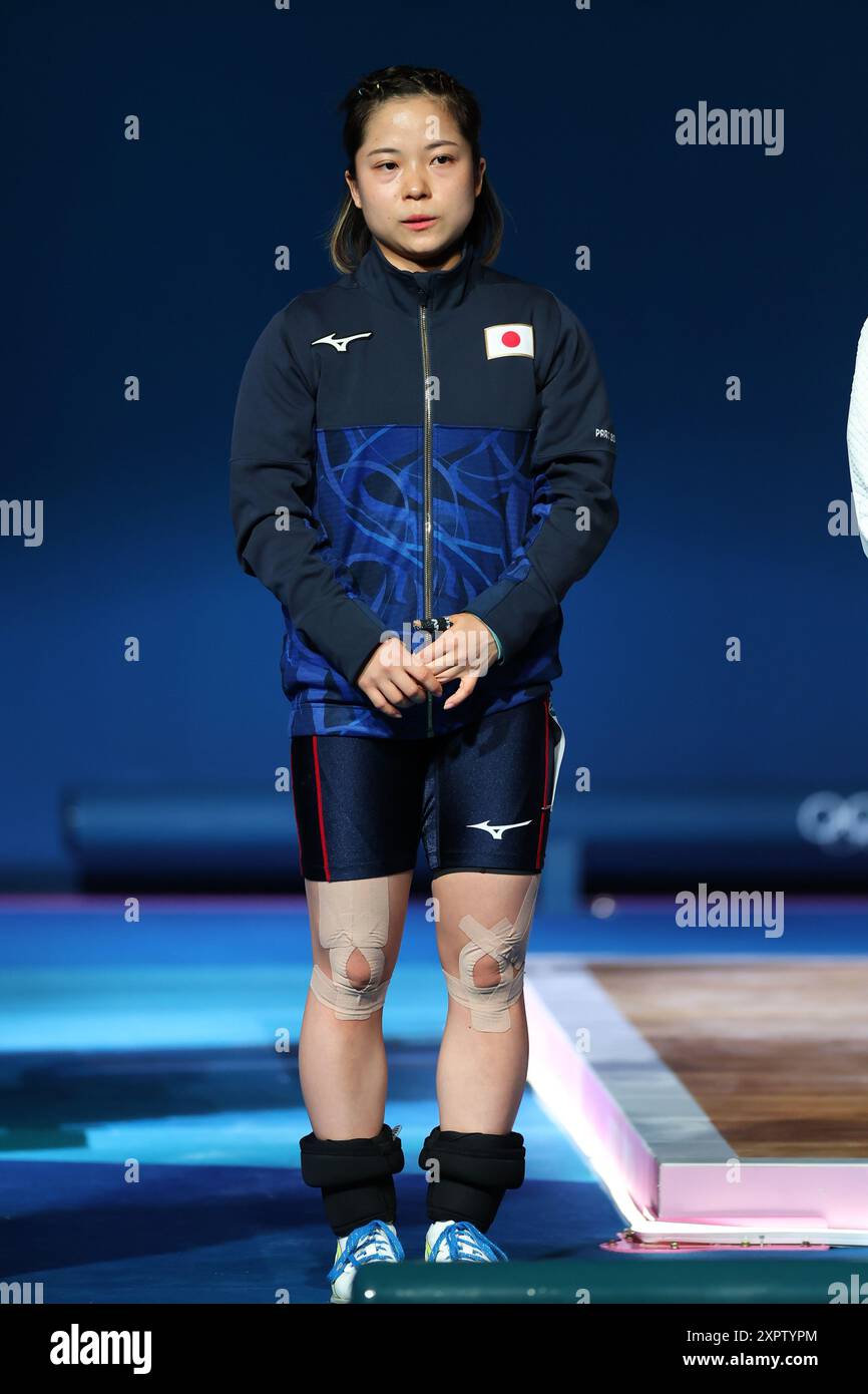 Paris, France. 7th Aug, 2024. Rira Suzuki (JPN) Weightlifting : Women's ...