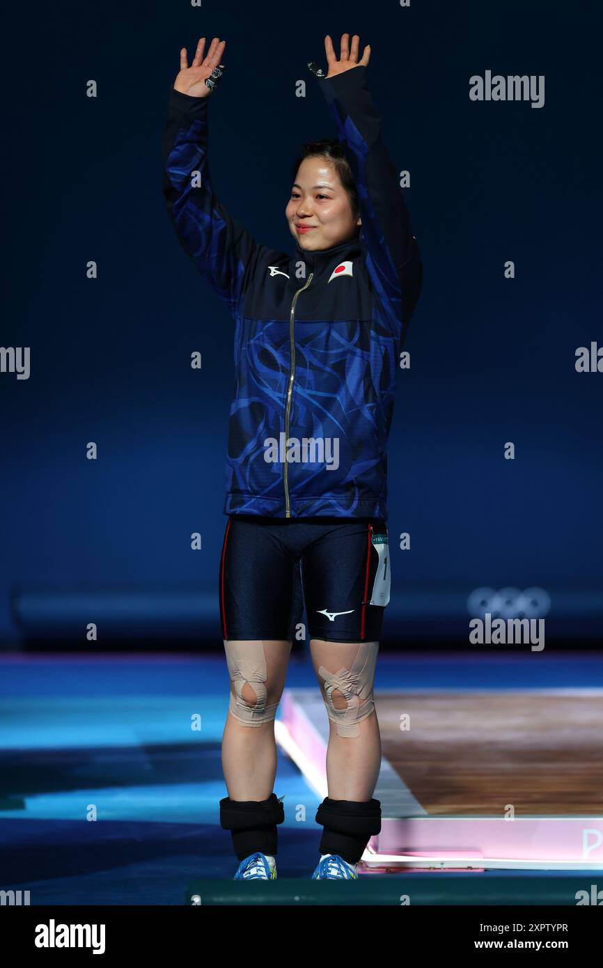 Paris, France. 7th Aug, 2024. Rira Suzuki (JPN) Weightlifting : Women's ...