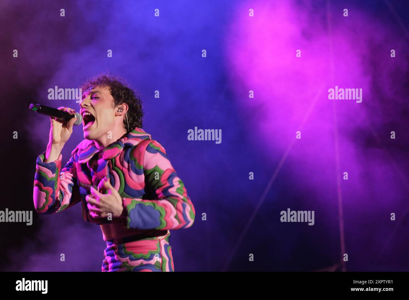 Nemo Mettler performs during the concert of the Mado Pride festival in ...