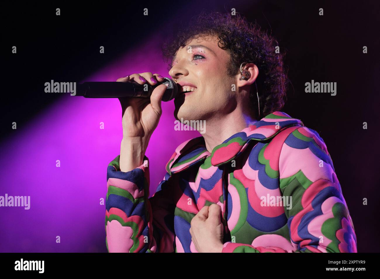 Nemo Mettler performs during the concert of the Mado Pride festival in ...
