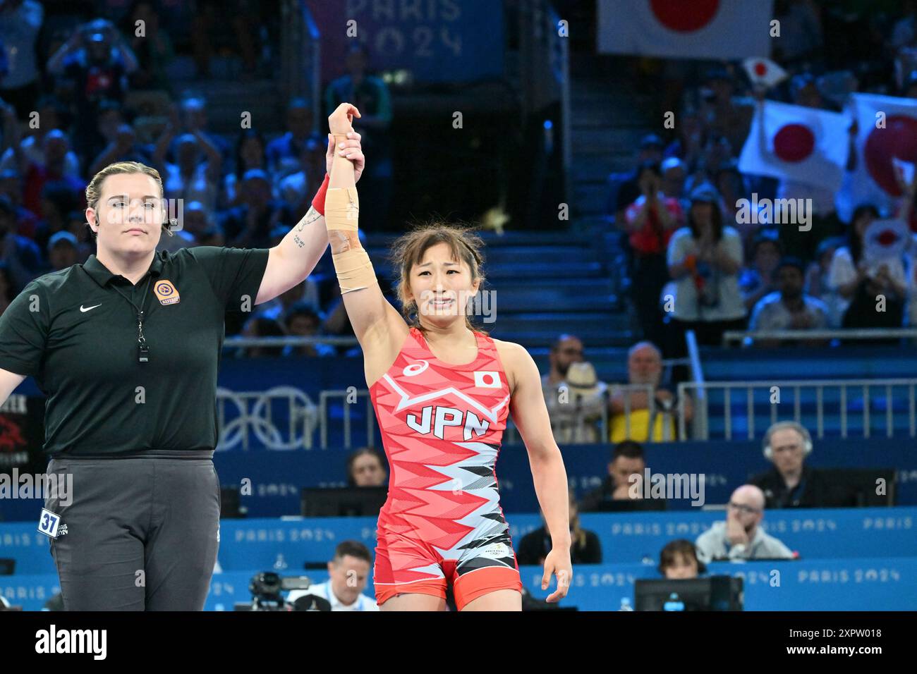SUSAKI Yui, Japan (JPN) vs Oksana LIVACH (UKR), WFS 50kg Bronze Medal ...