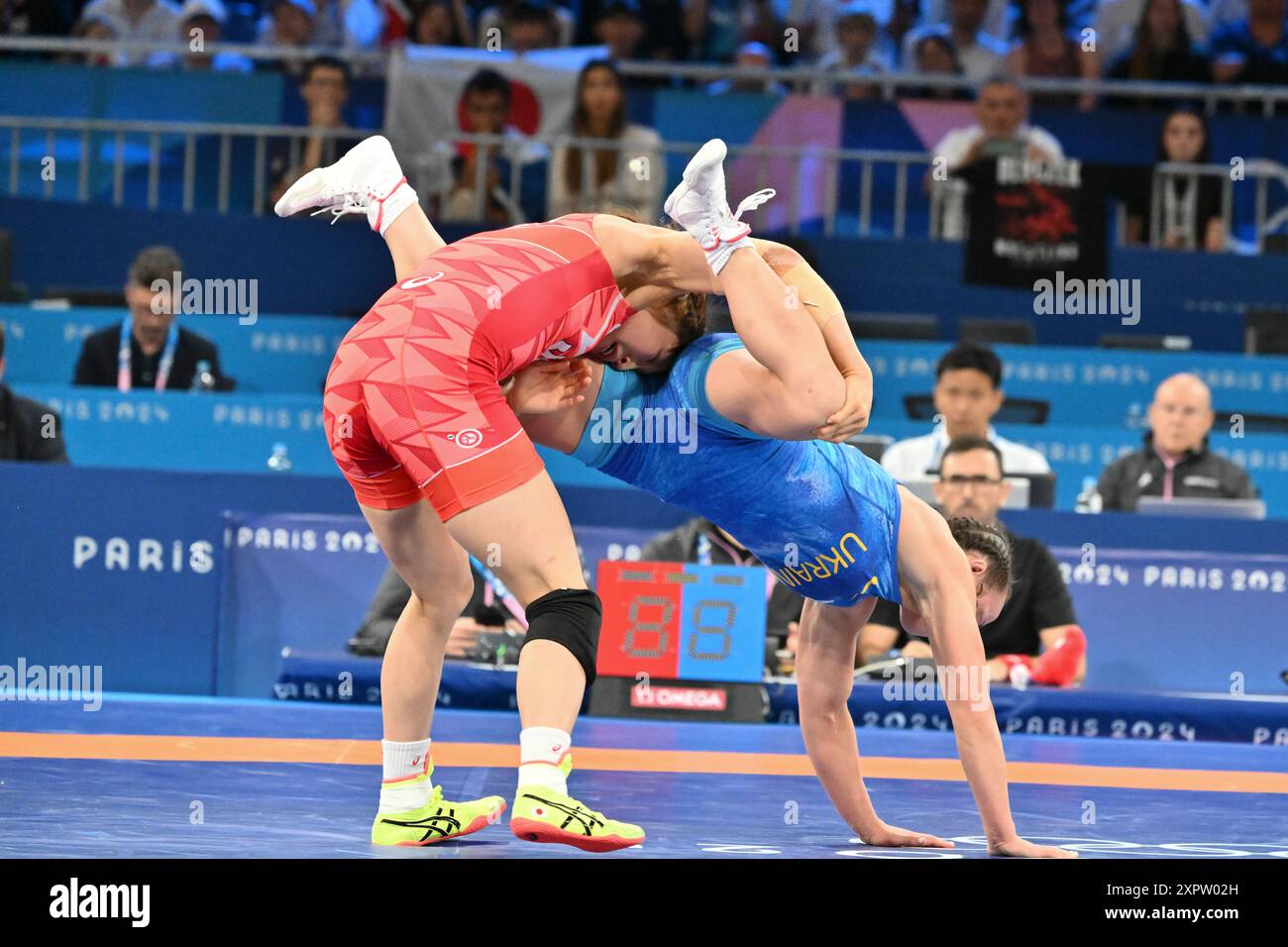 SUSAKI Yui, Japan (JPN) vs Oksana LIVACH (UKR), WFS 50kg Bronze Medal ...