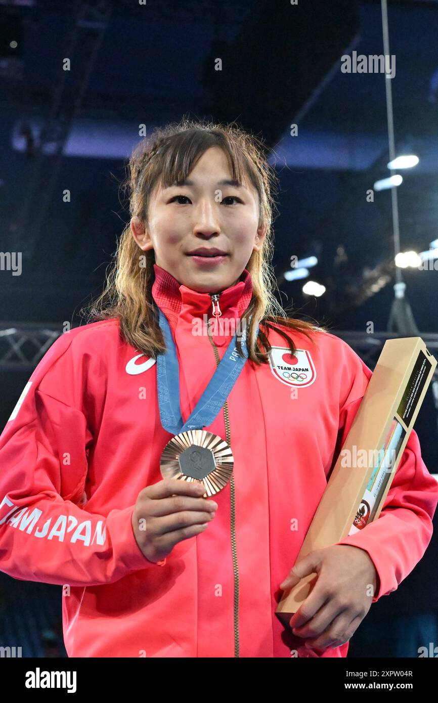 SUSAKI Yui Japan (JPN), WFS 50kg Bronze Medal, Medal Ceremony ...