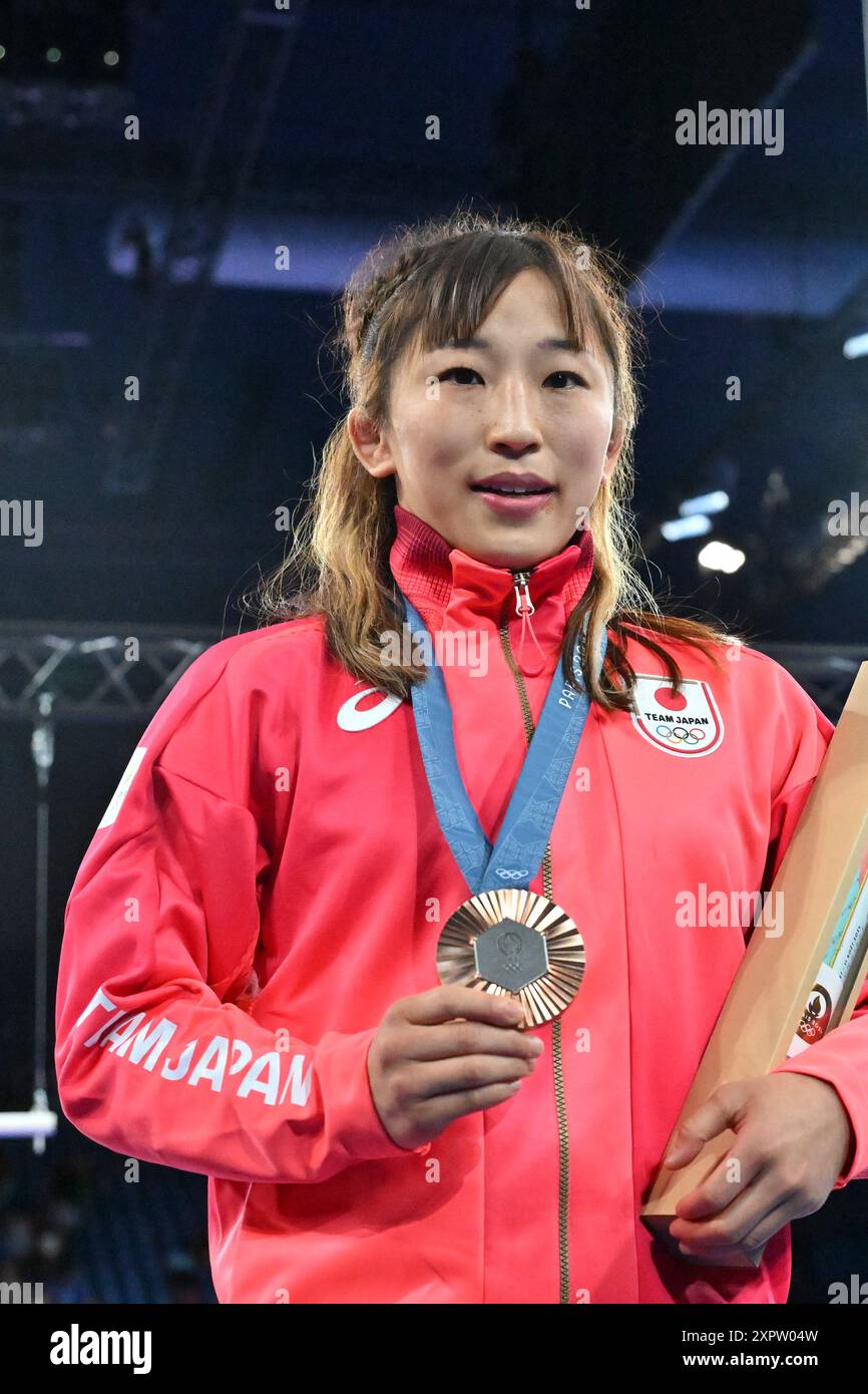 SUSAKI Yui Japan (JPN), WFS 50kg Bronze Medal, Medal Ceremony ...